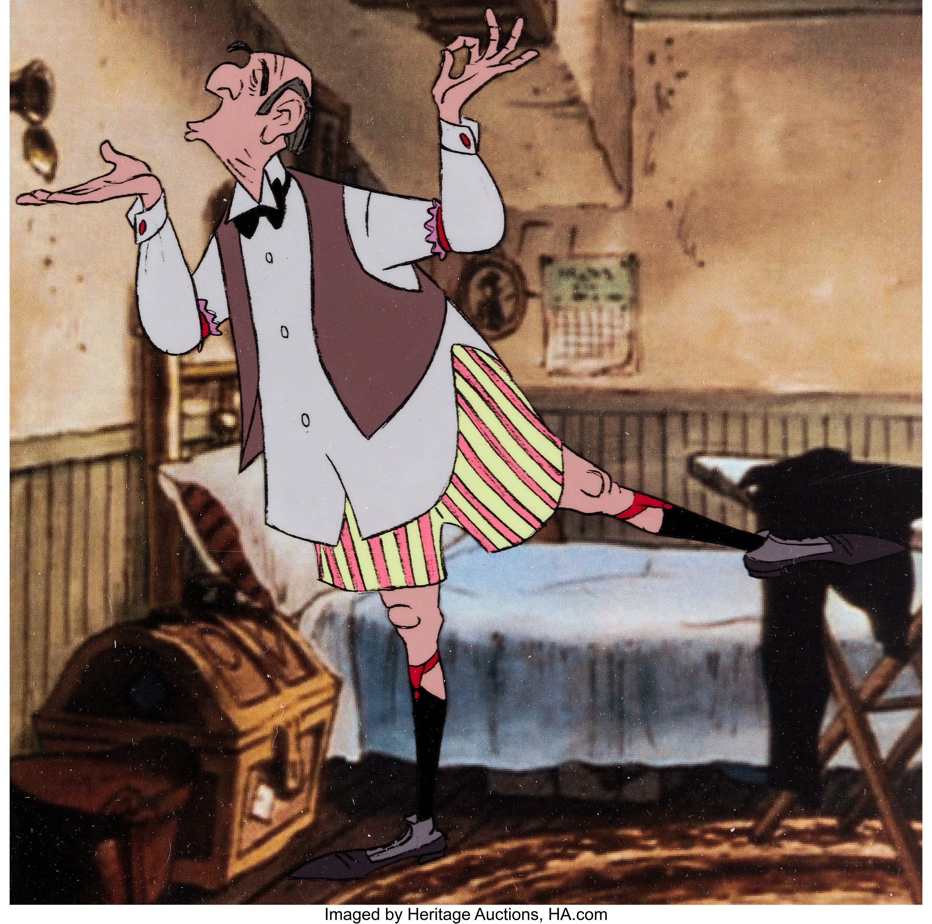 The Aristocats Edgar the Butler Production Cel (Disney, 1970 ...
