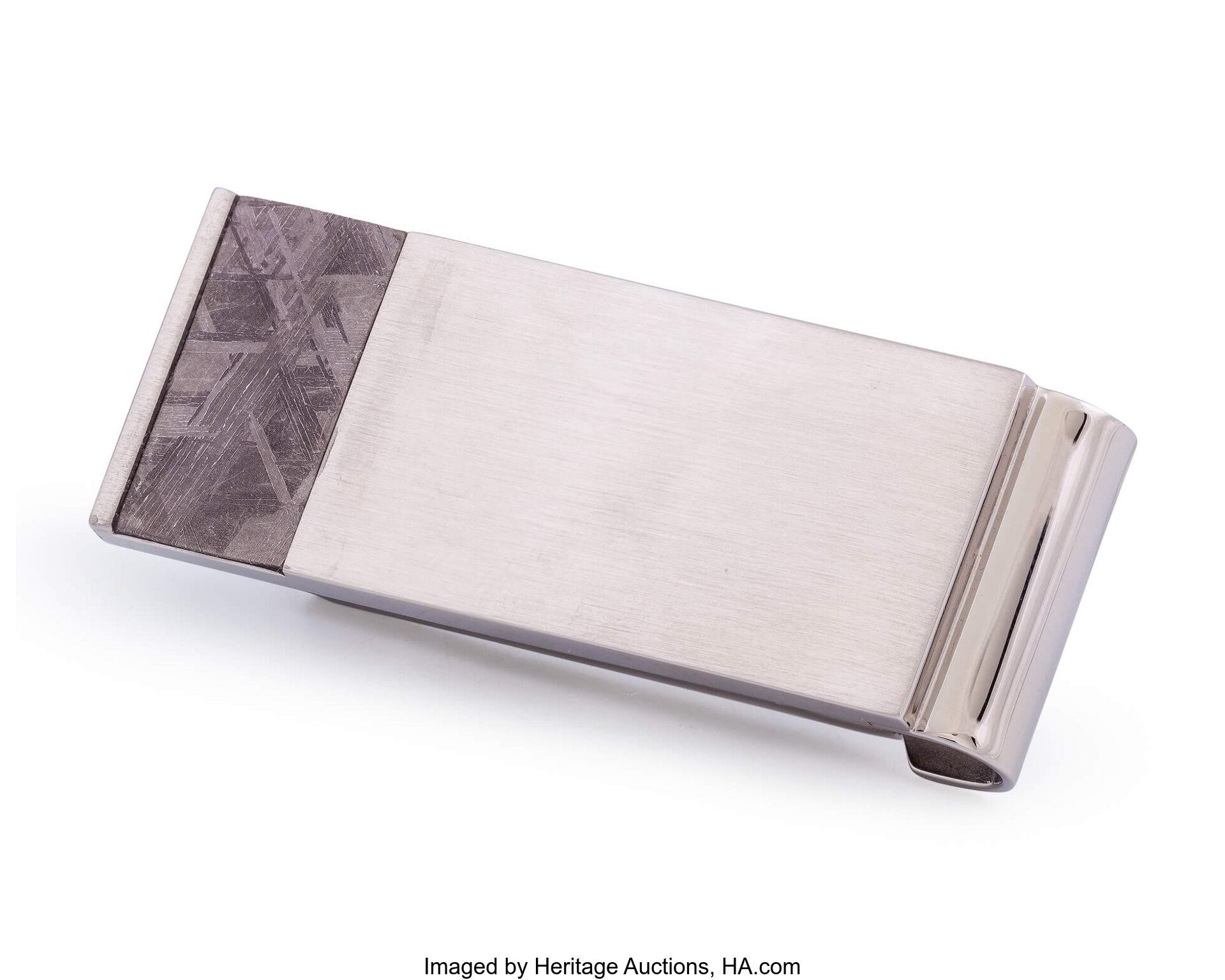 Gibeon Meteorite Money Clip. Iron, Fine Octahedrite - IVA. Great | Lot ...