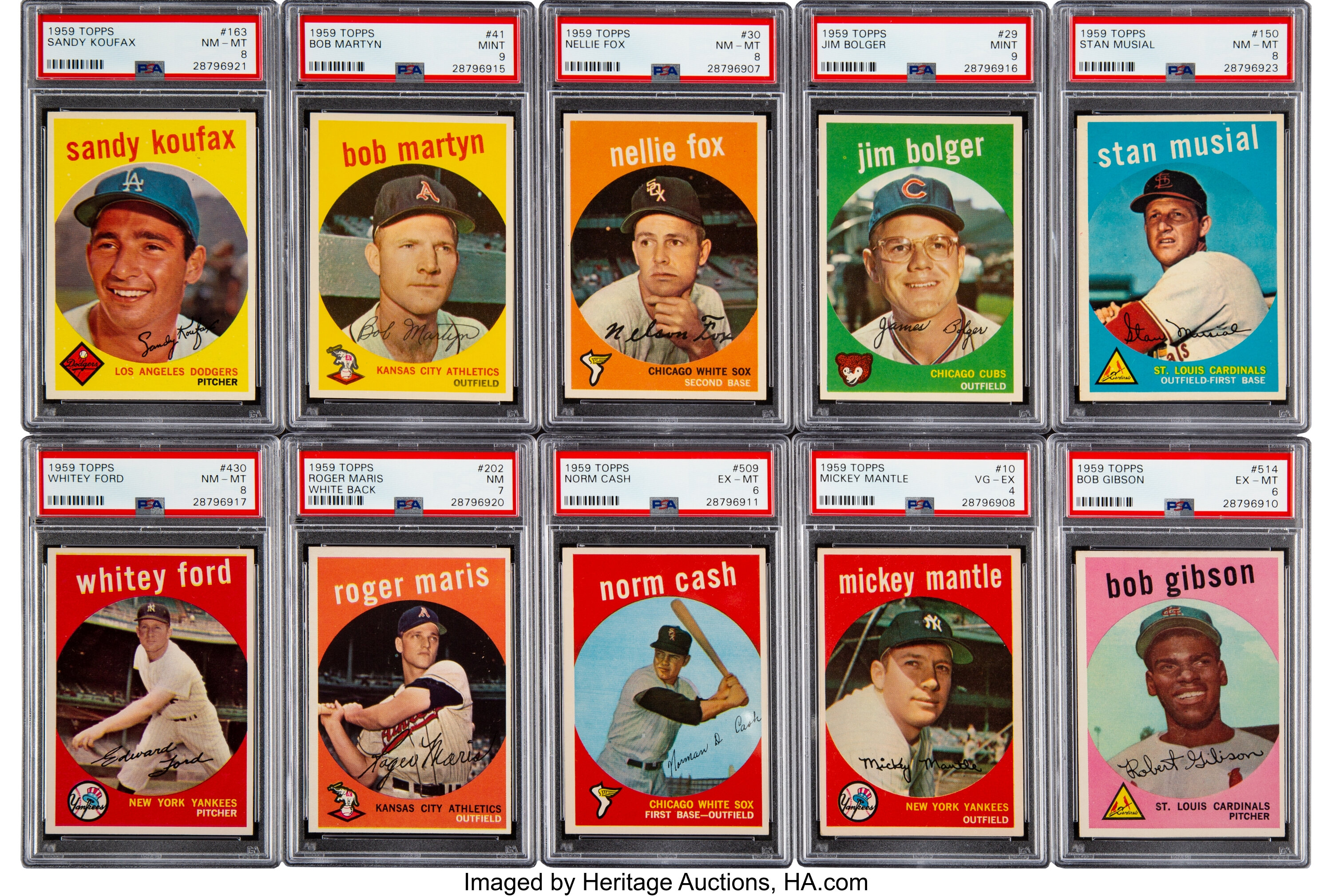 1959 Topps Baseball Complete Set (572). ... Baseball Cards Sets | Lot ...