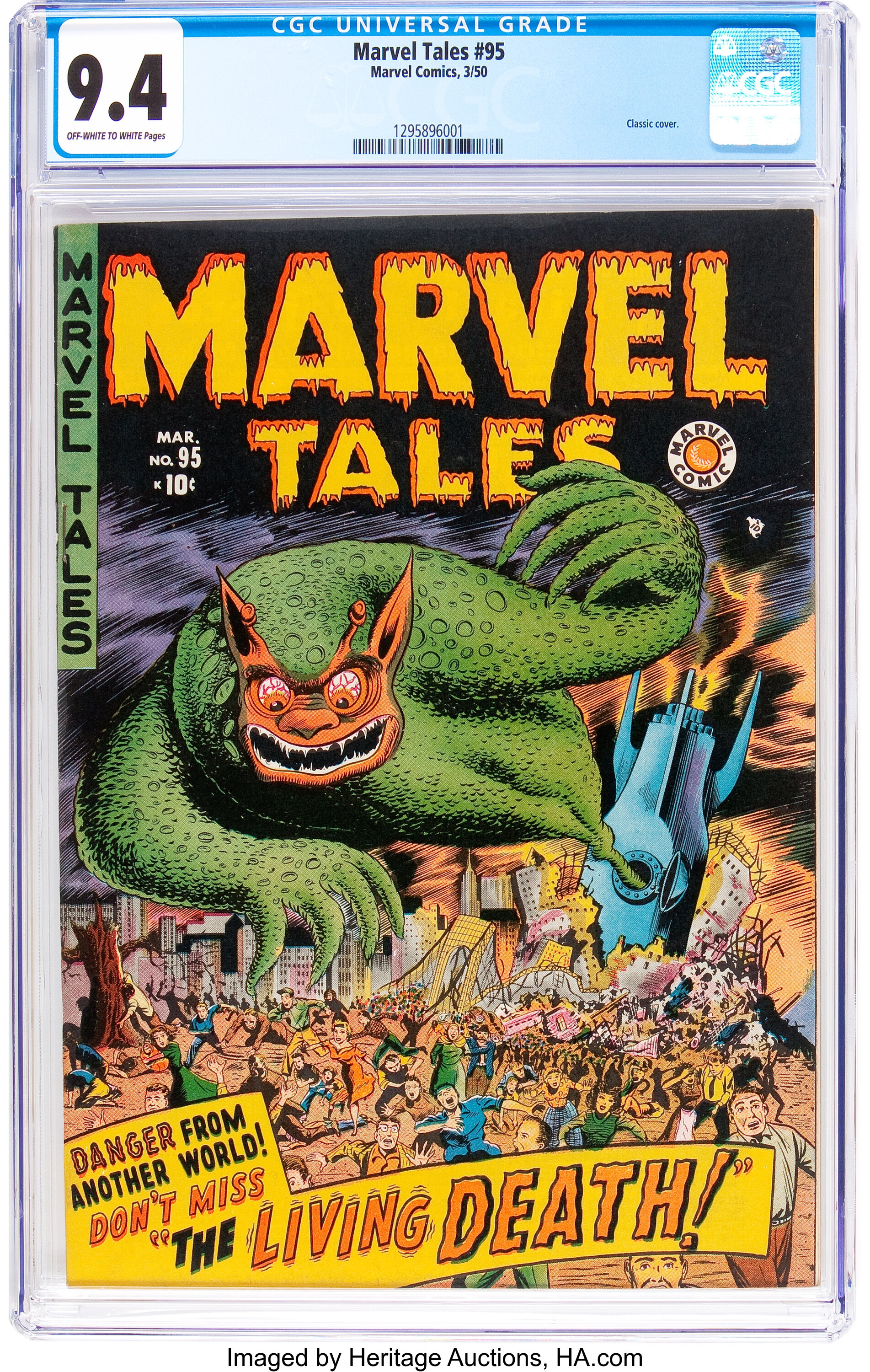 Marvel Tales #95 (Marvel, 1950) CGC NM 9.4 Off-white to white | Lot ...