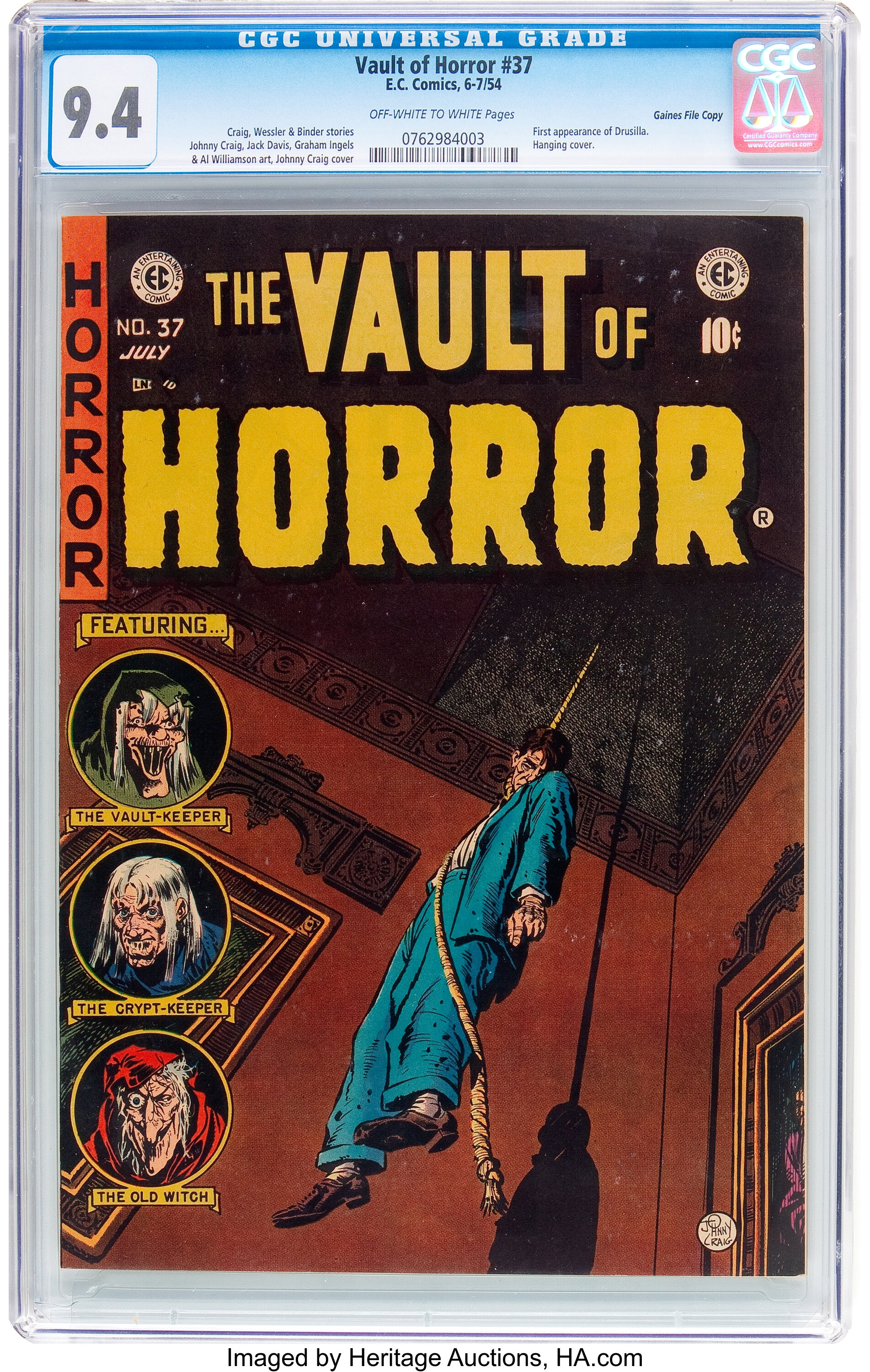 How Much Is Vault of Horror #37 Worth? Browse Comic Prices | Heritage ...