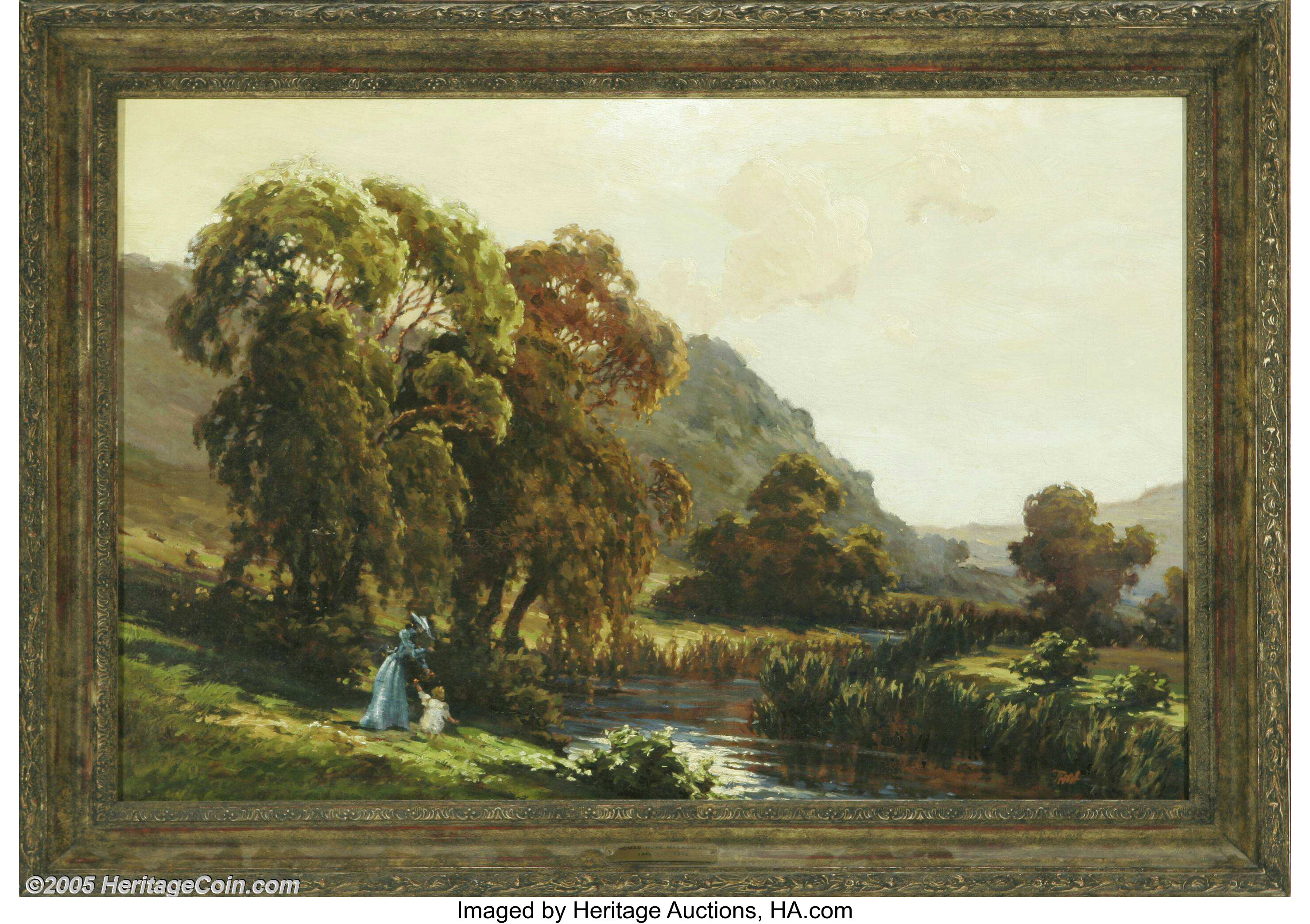 THOMAS HOPE MCLACHLAN (British 1845-1897). Country Landscape. Oil | Lot ...