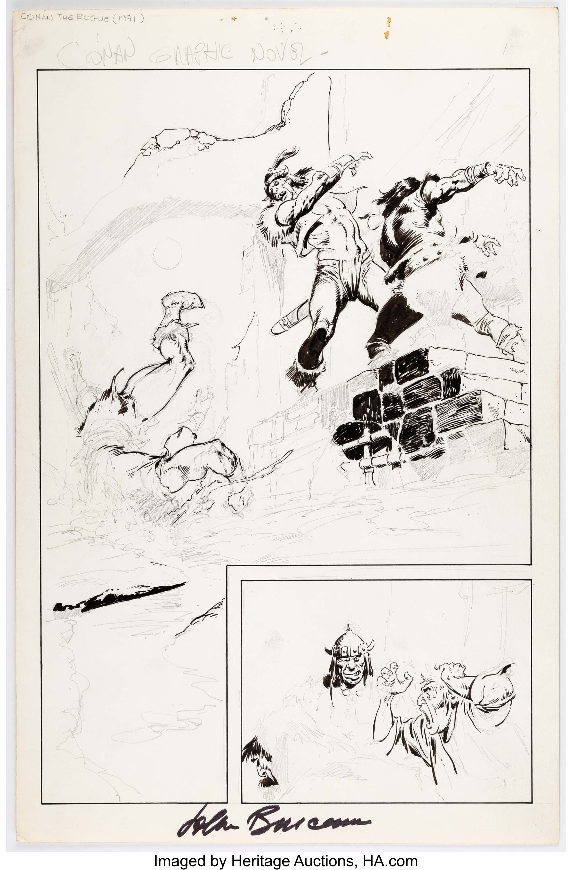 Conan John Buscema The Lost Drawings Click On Pics