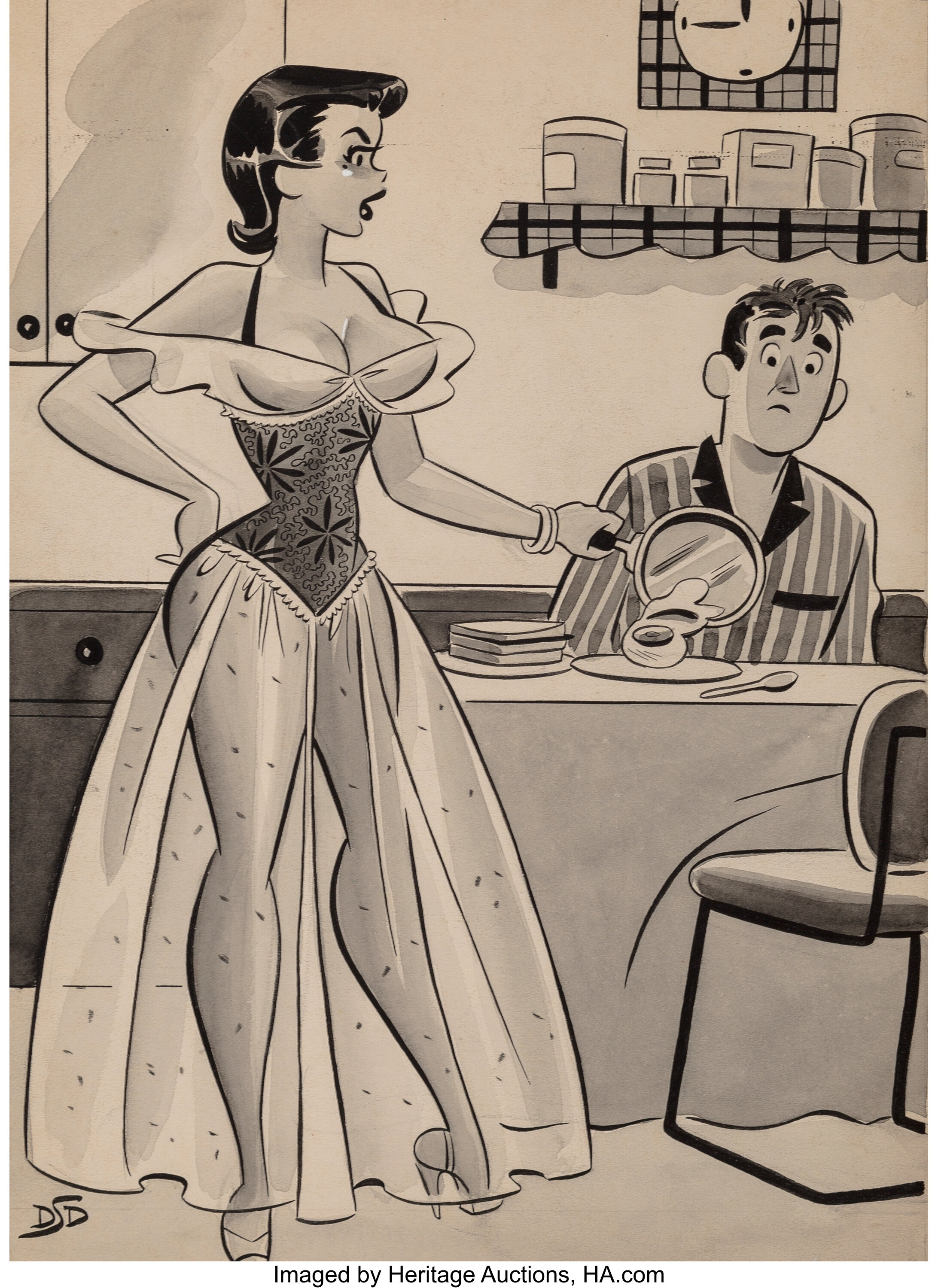 Dan Decarlo American 1919 2001 If You Love Me Tom Youll Eat Lot 71253 Heritage Auctions 