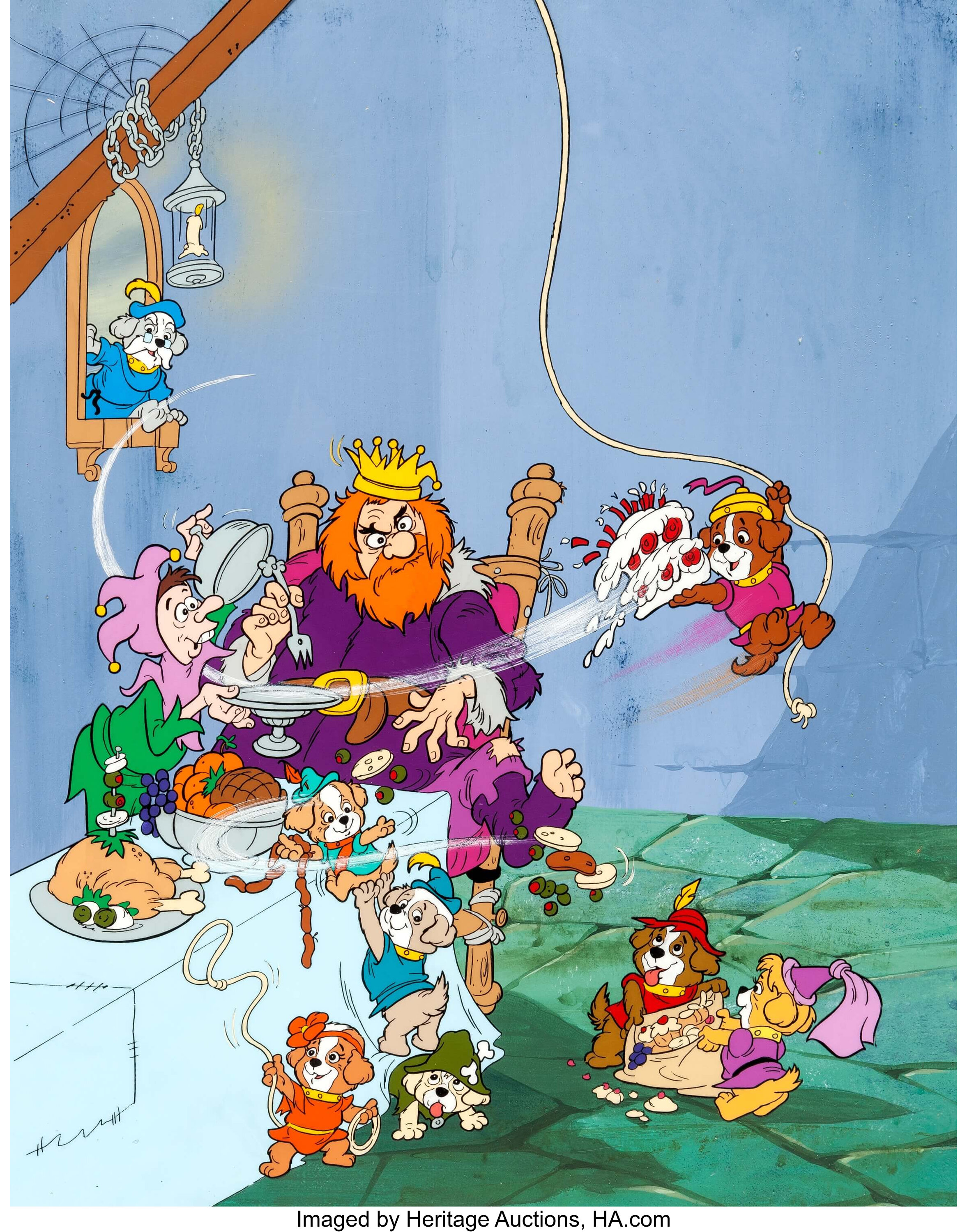The Biskitts Promo Poster Cel and Painted Background | Lot #12268 ...