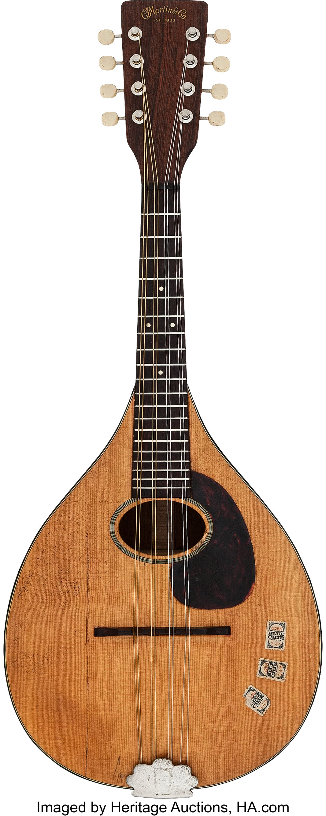 Tommy Tedesco's 1965 Martin A Natural Mandolin, Serial # | Lot #85067 ...