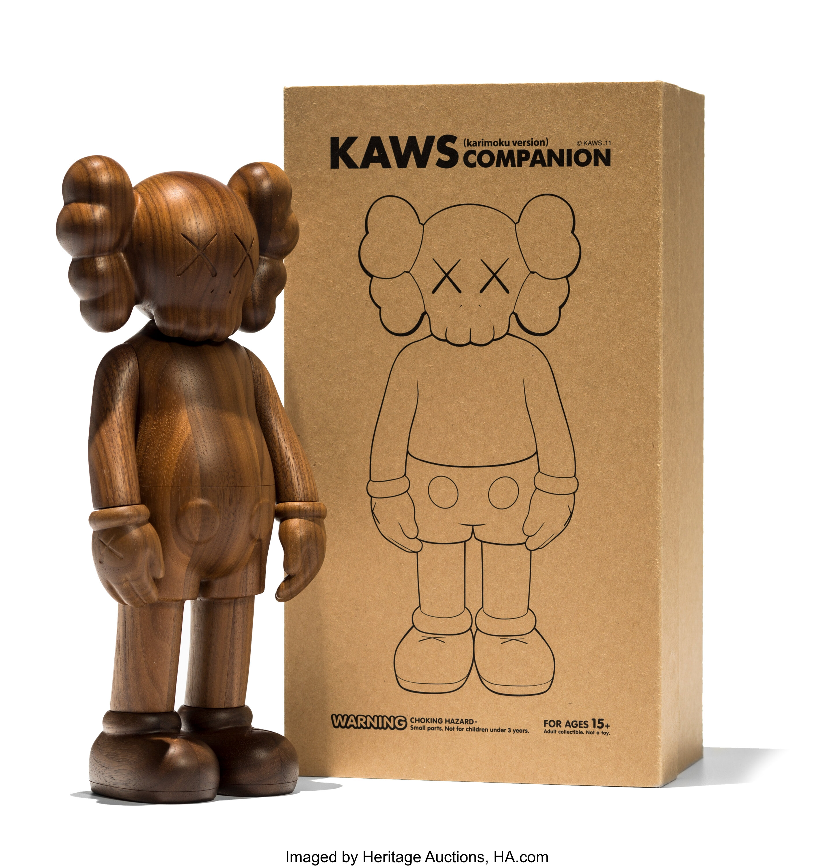 KAWS (b. 1974). Companion Karimoku Version, 2011. Karimoku wood. | Lot ...
