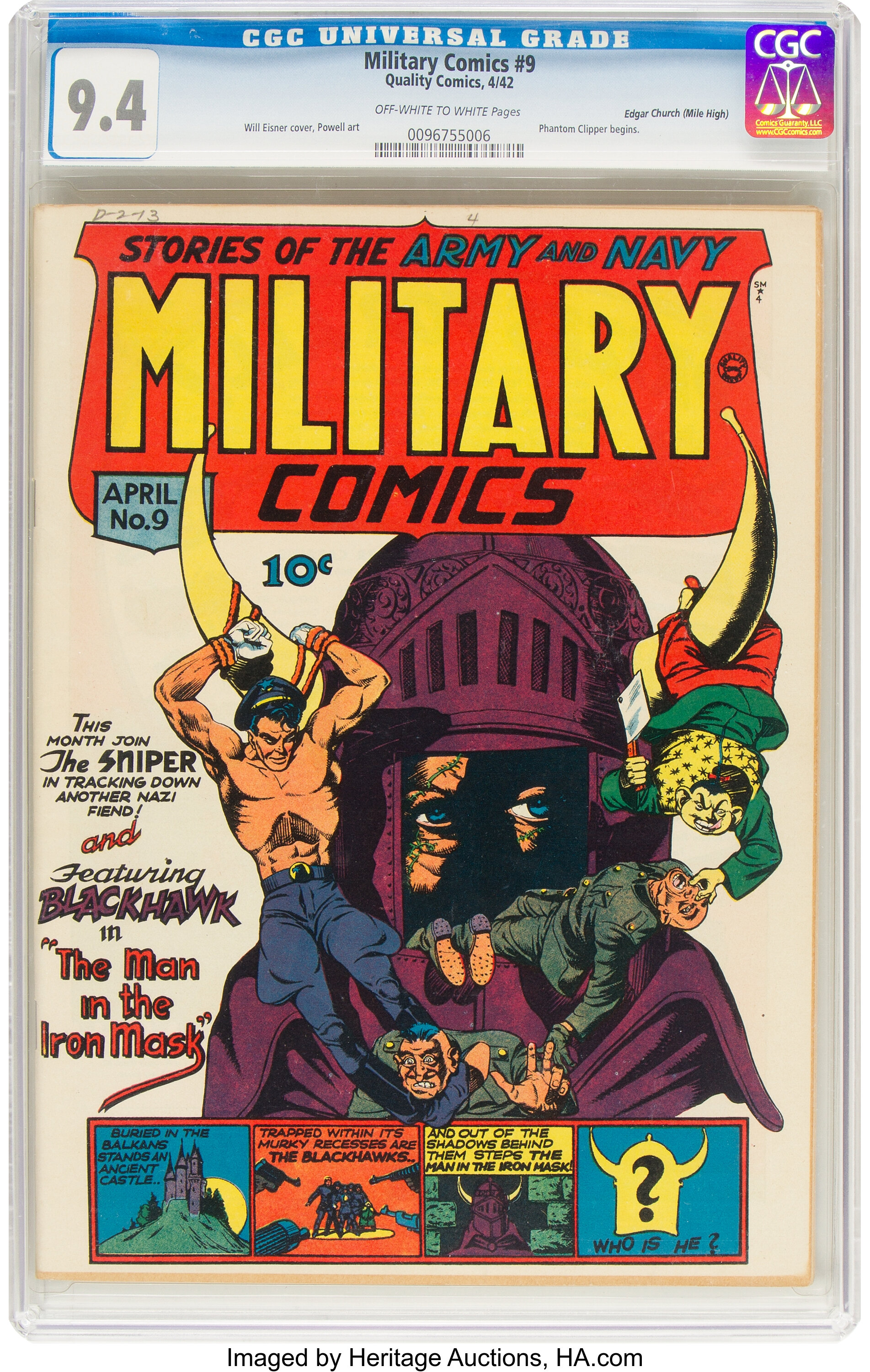 How Much Is Military Comics #9 Worth? Browse Comic Prices | Heritage ...