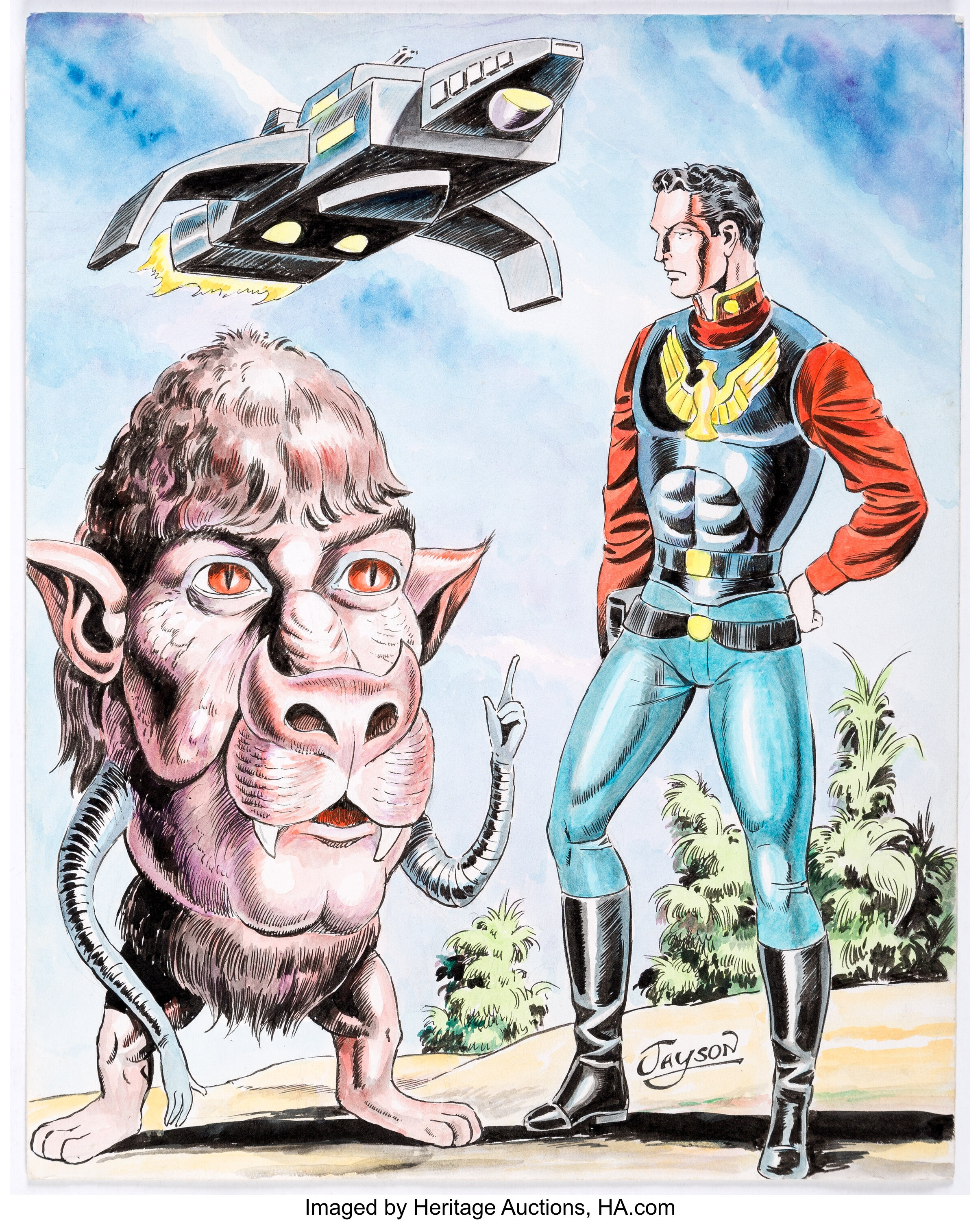 Jay Disbrow (as Jayson) Lance Carrigan of the Galactic Legion | Lot ...