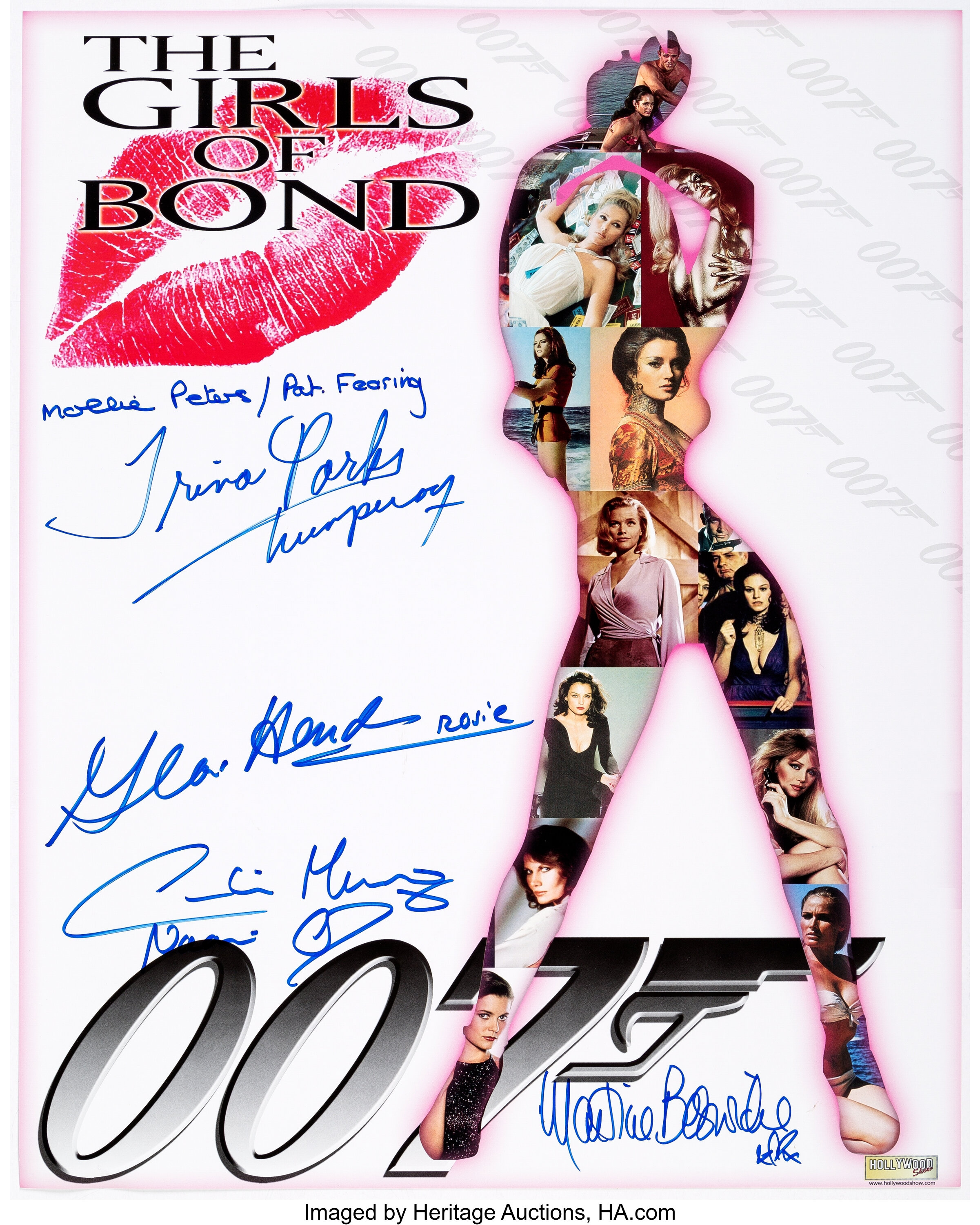 Girls of Bond Signed Poster (Hollywood Show, c. 2000s).... | Lot #12727 ...