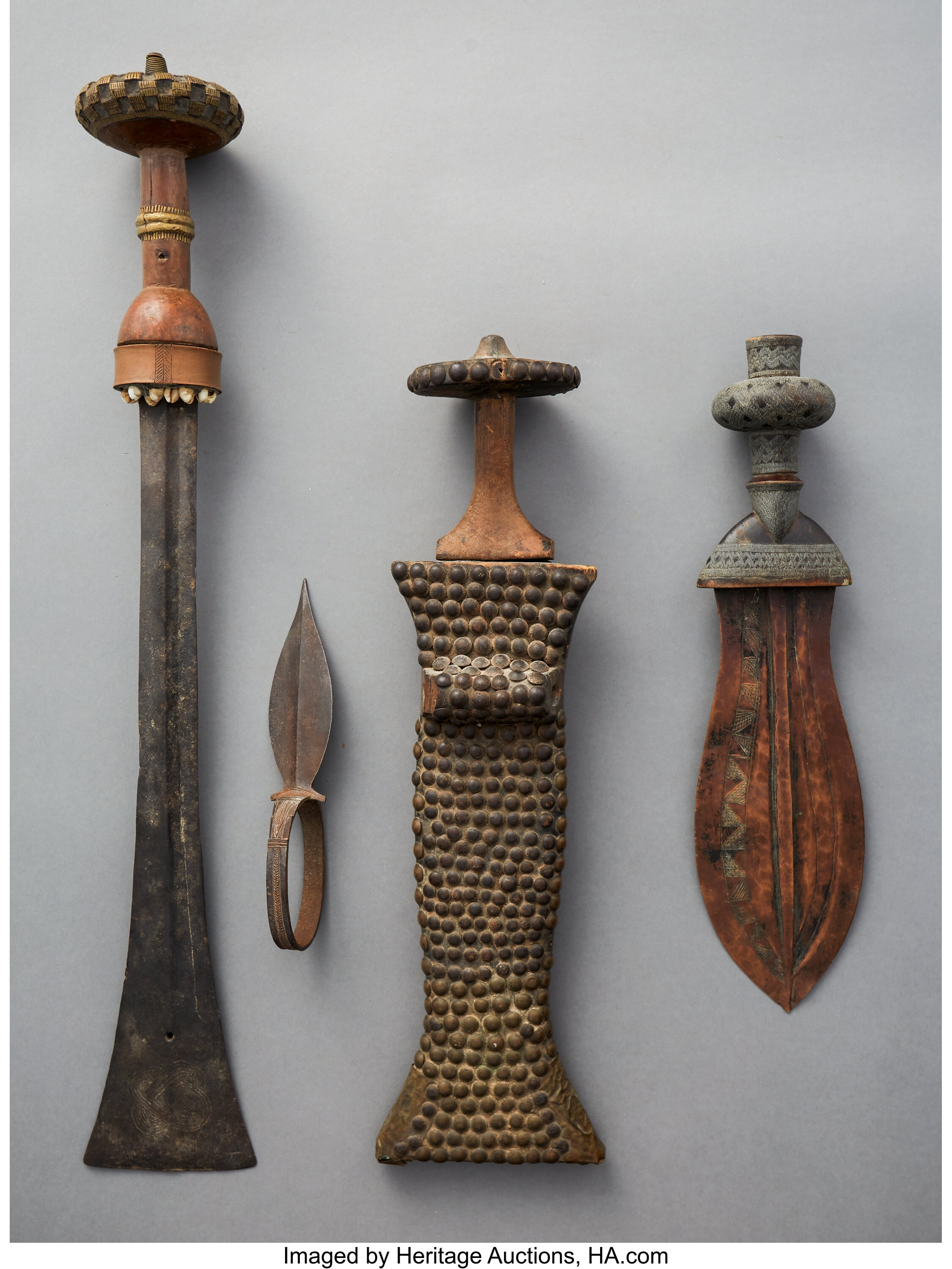 Four Congolese Weapons... (Total: 4 Items) Ceramics & Porcelain | Lot ...