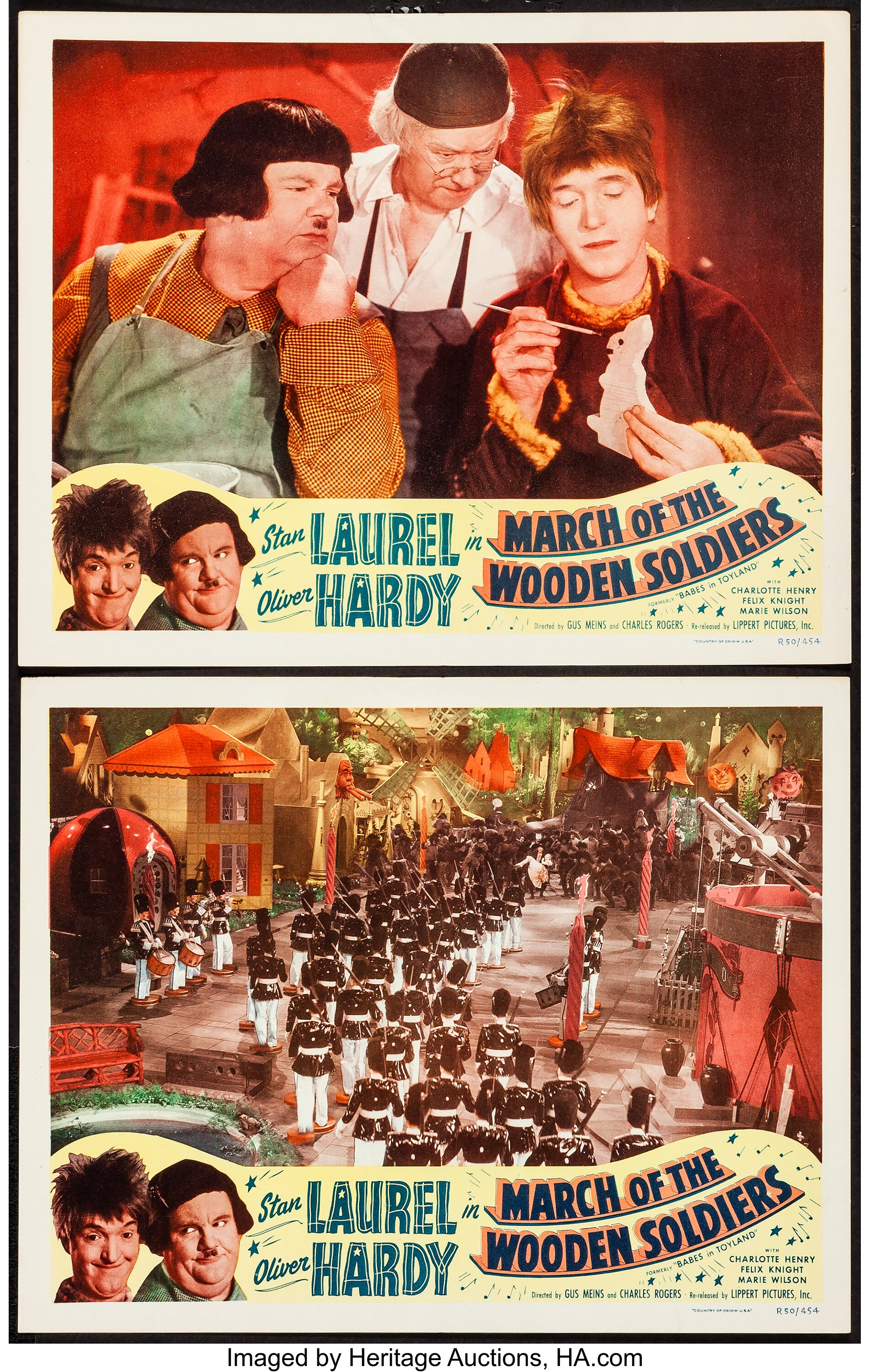 Babes in Toyland (Lippert Pictures, R-1950). Lobby Cards (2) (11" X ...