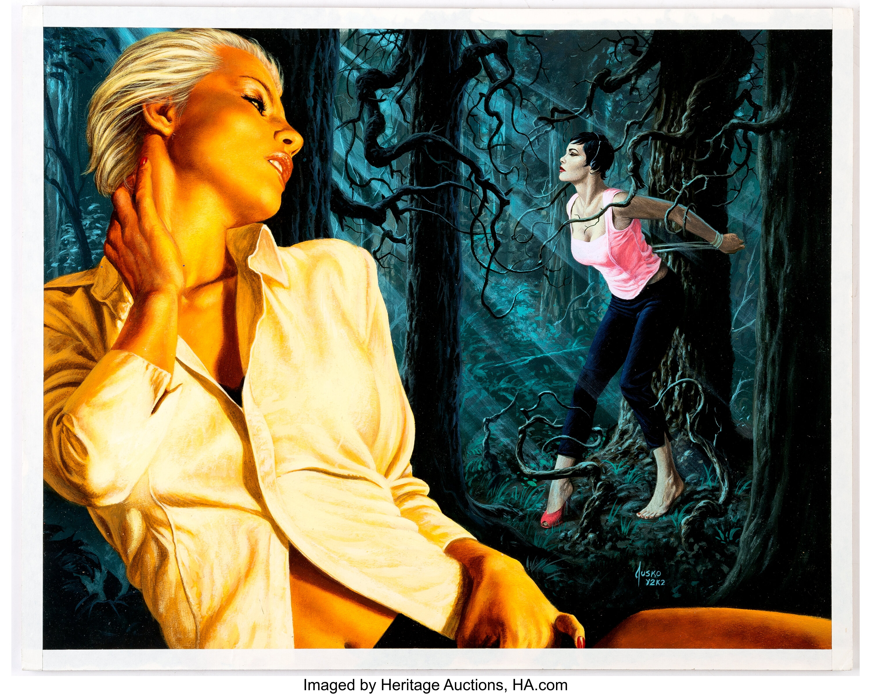 Joe Jusko 21 Down #3 Cover Painting Original Art (DC/Wildstorm, | Lot ...