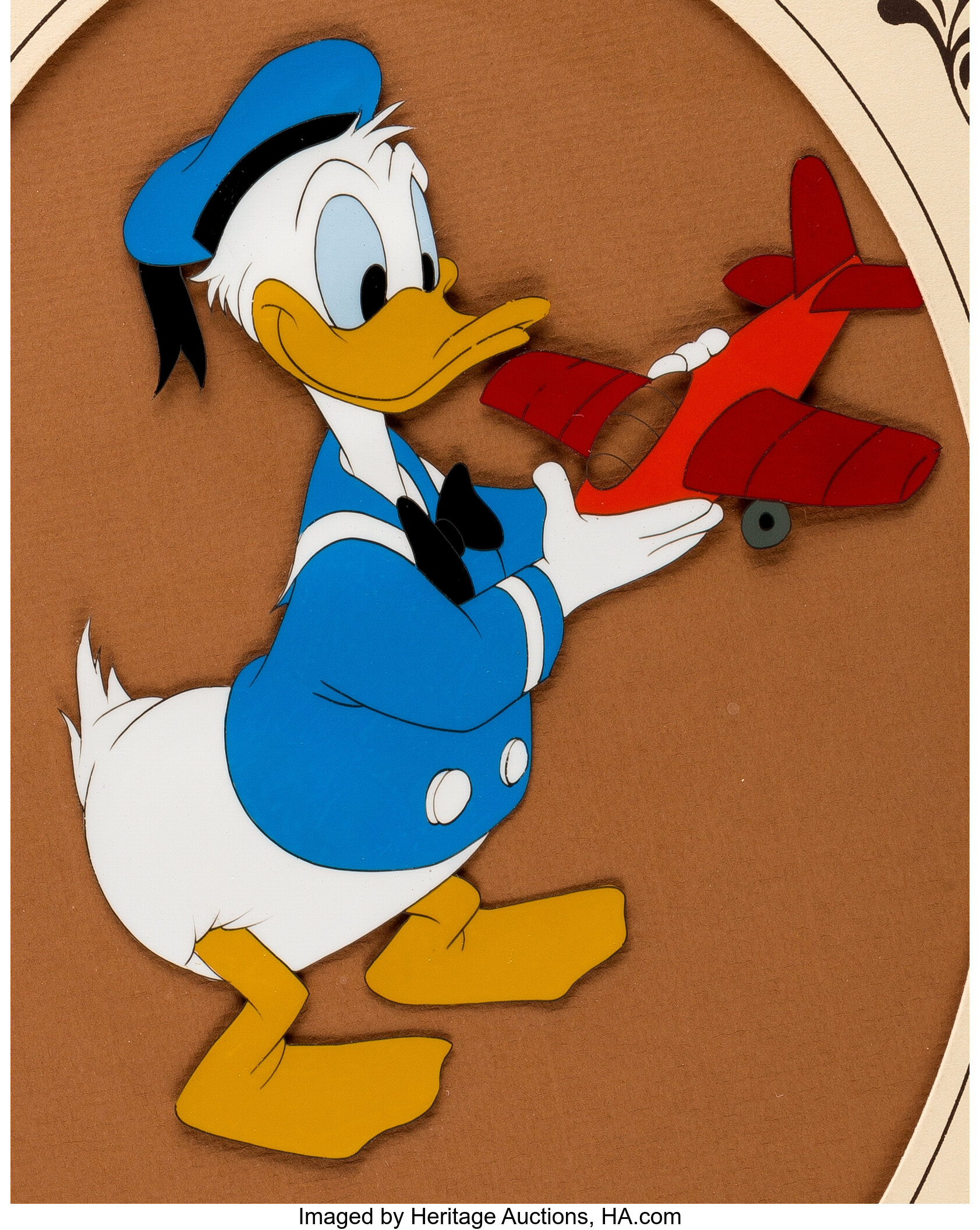 Donald Duck Production Cel (Walt Disney, c. 1950s).... Animation | Lot ...