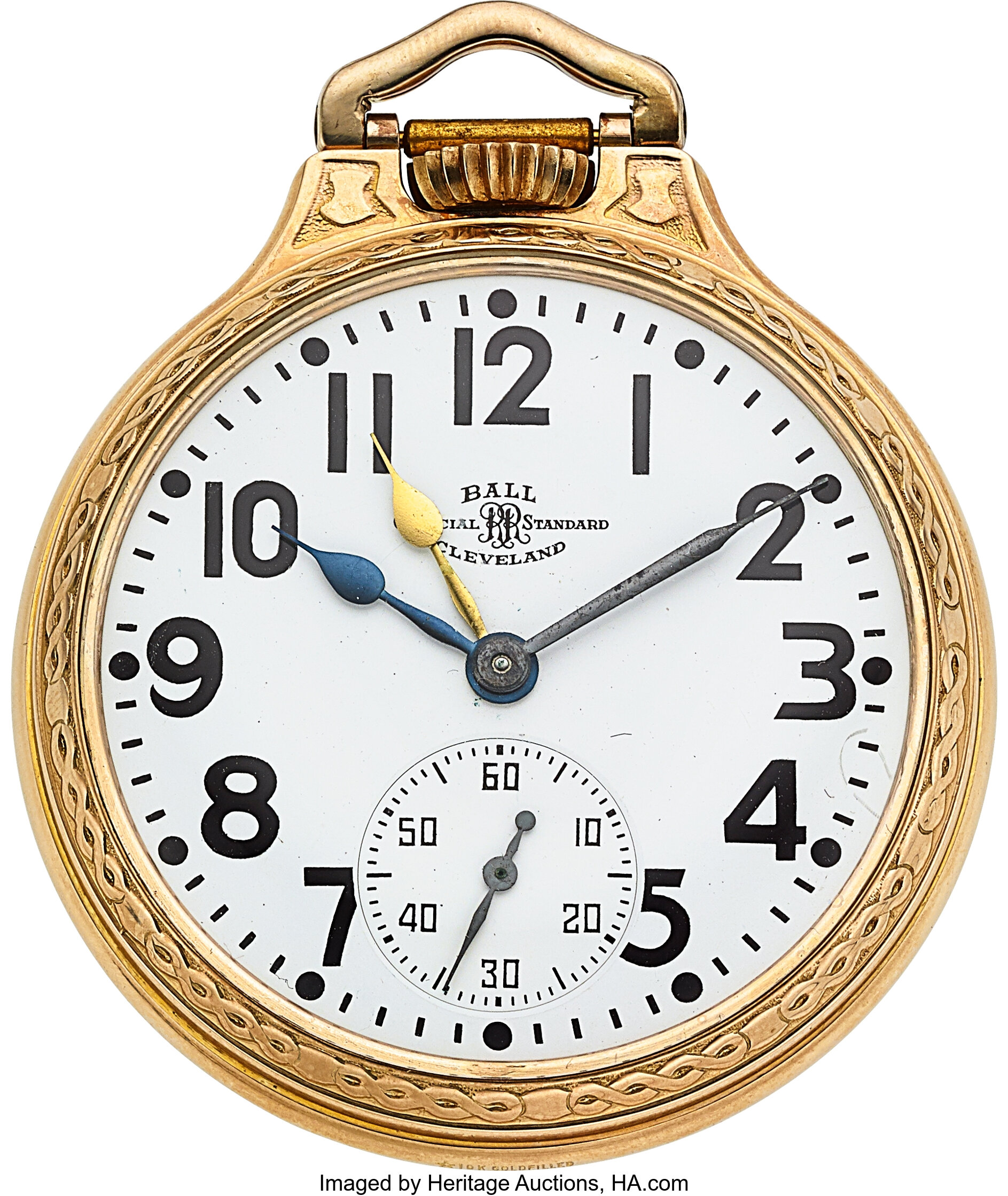 Ball, Hamilton 999B Double Time Zone . ... Timepieces American | Lot ...