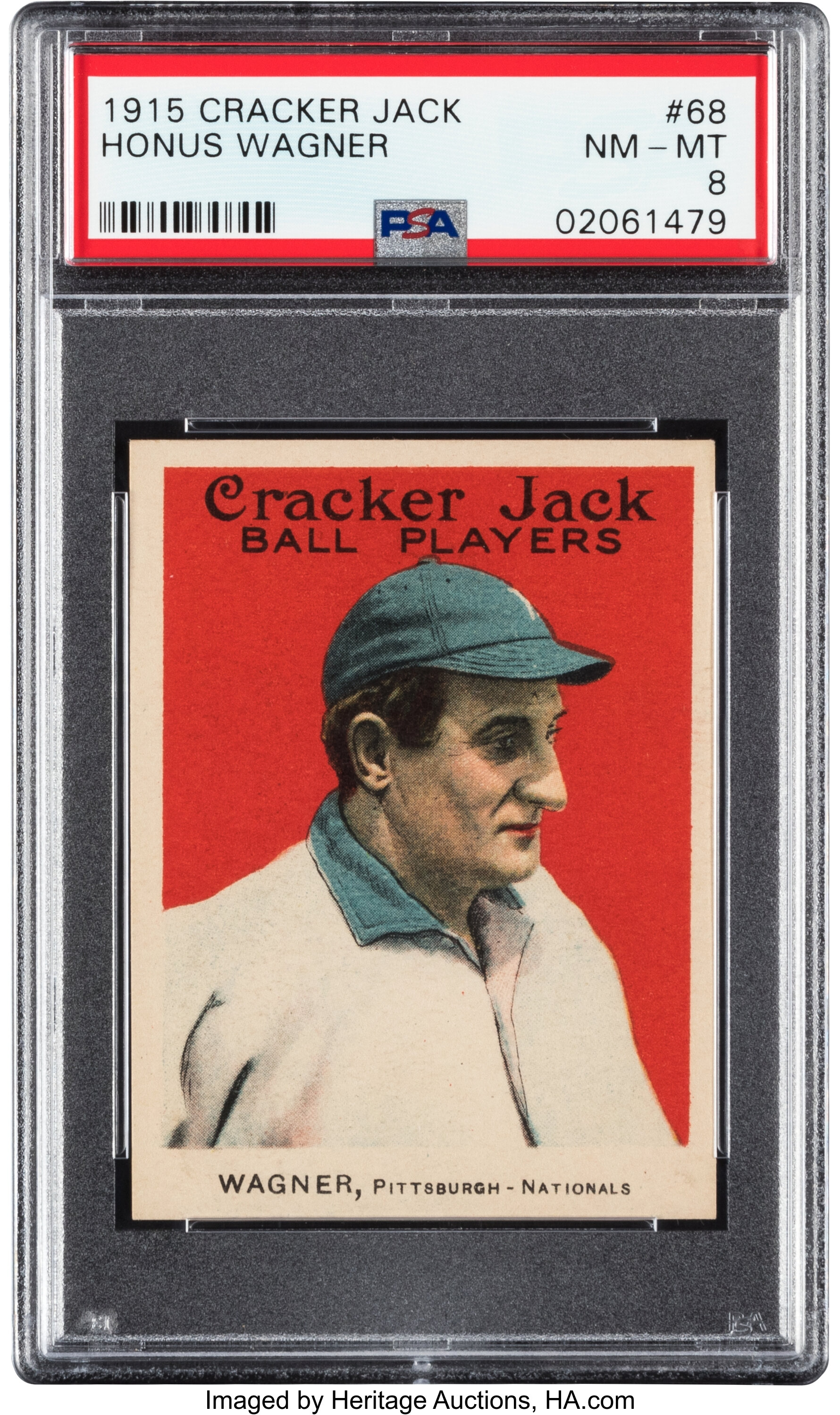 1915 Cracker Jack Honus Wagner #68 PSA NM-MT 8.... Baseball Cards | Lot ...