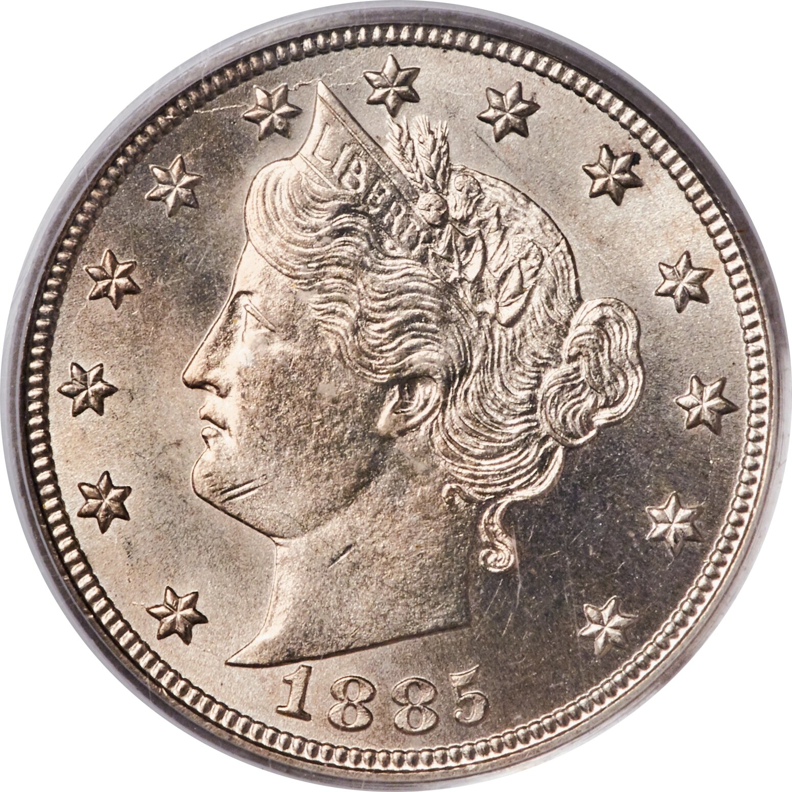 1885 5C MS65 PCGS.... Liberty Nickels | Lot #3049 | Heritage Auctions