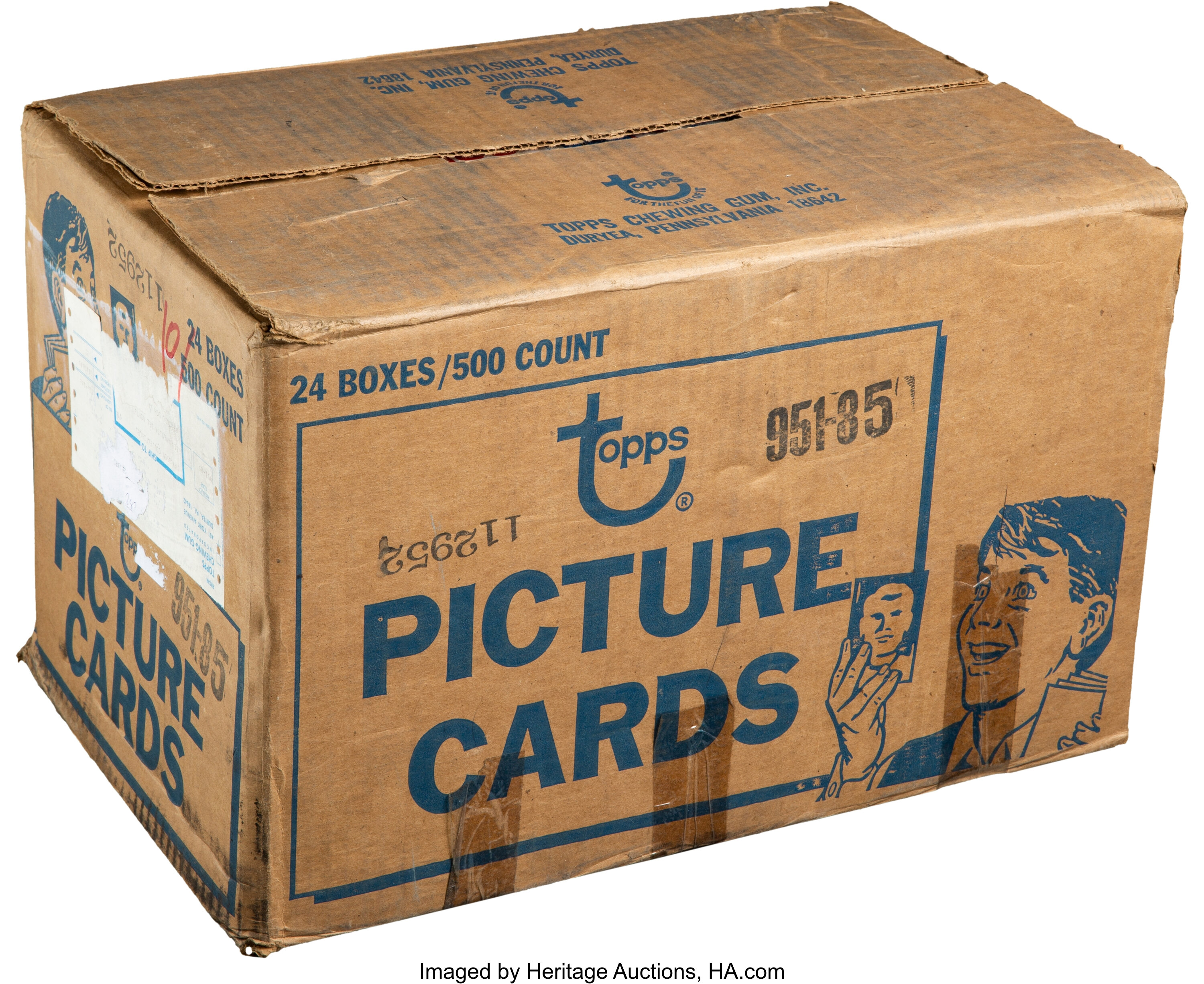 1985 Topps Baseball Vending Case with Twenty-Four 500 Count | Lot ...