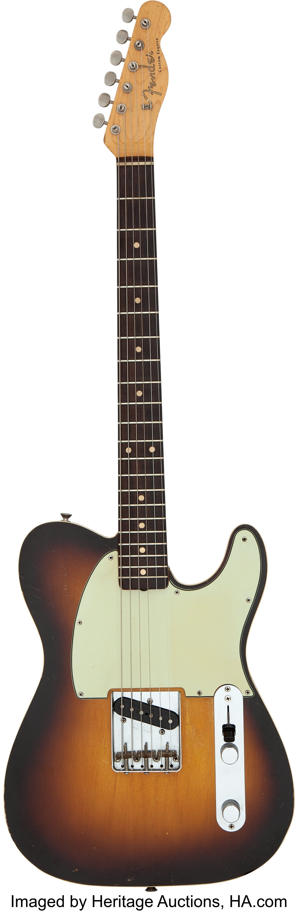 Graham Nash's 1960 Fender Esquire Custom Sunburst Solid Body | Lot ...