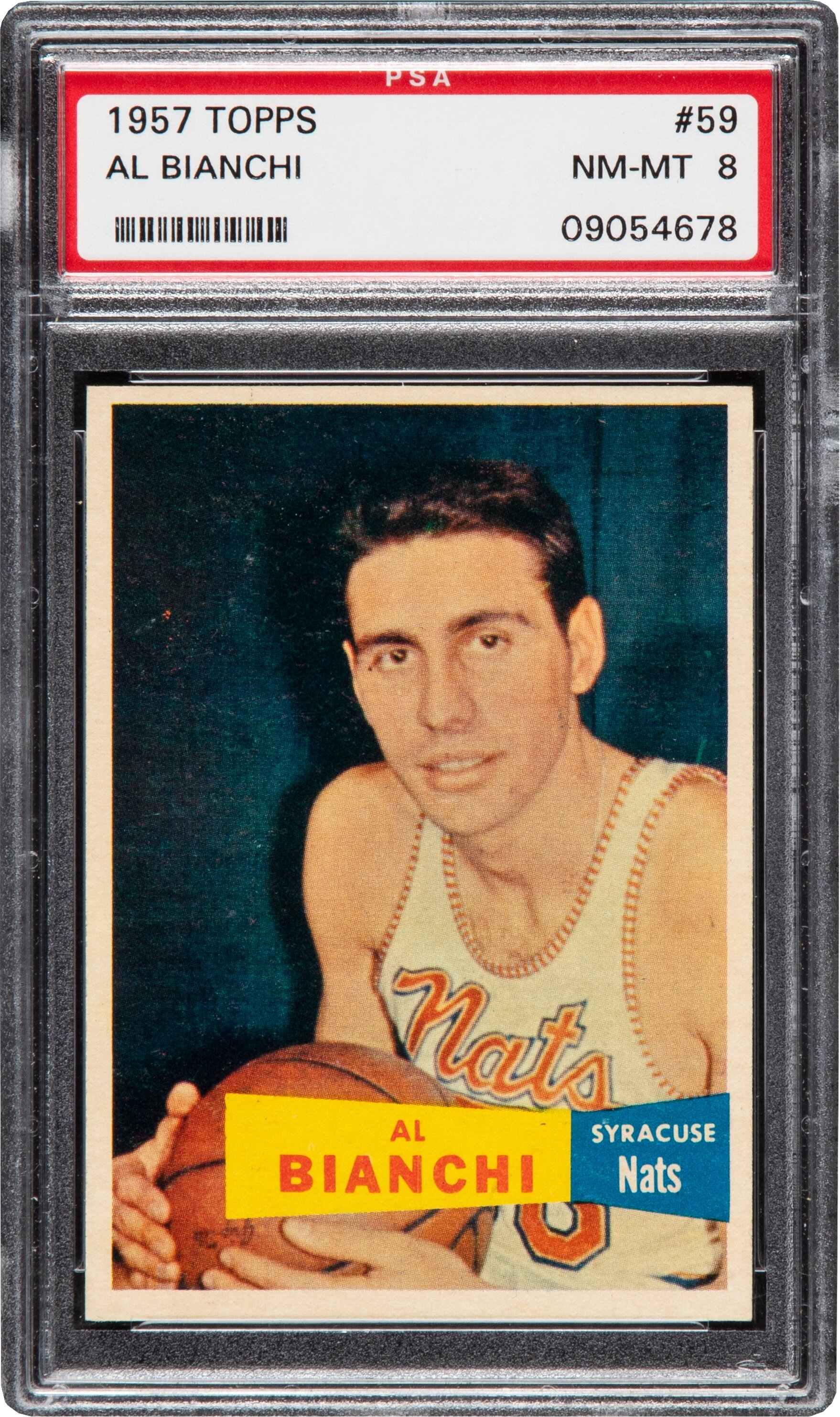 1957 Topps Al Bianchi #59 PSA NM-MT 8 - Only One Higher. ... | Lot ...