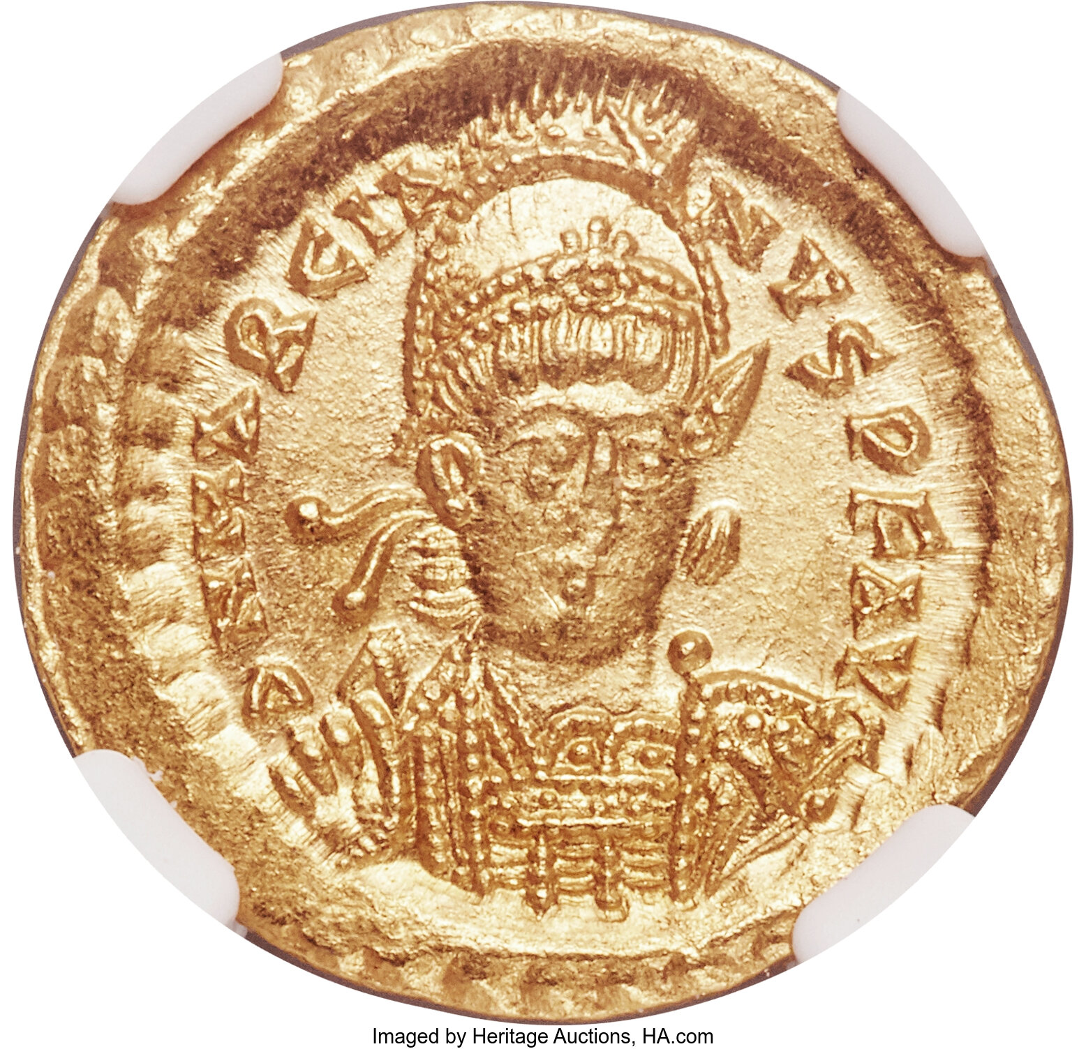 Ancients: Marcian, Eastern Roman Empire (AD 450-457). AV solidus | Lot ...
