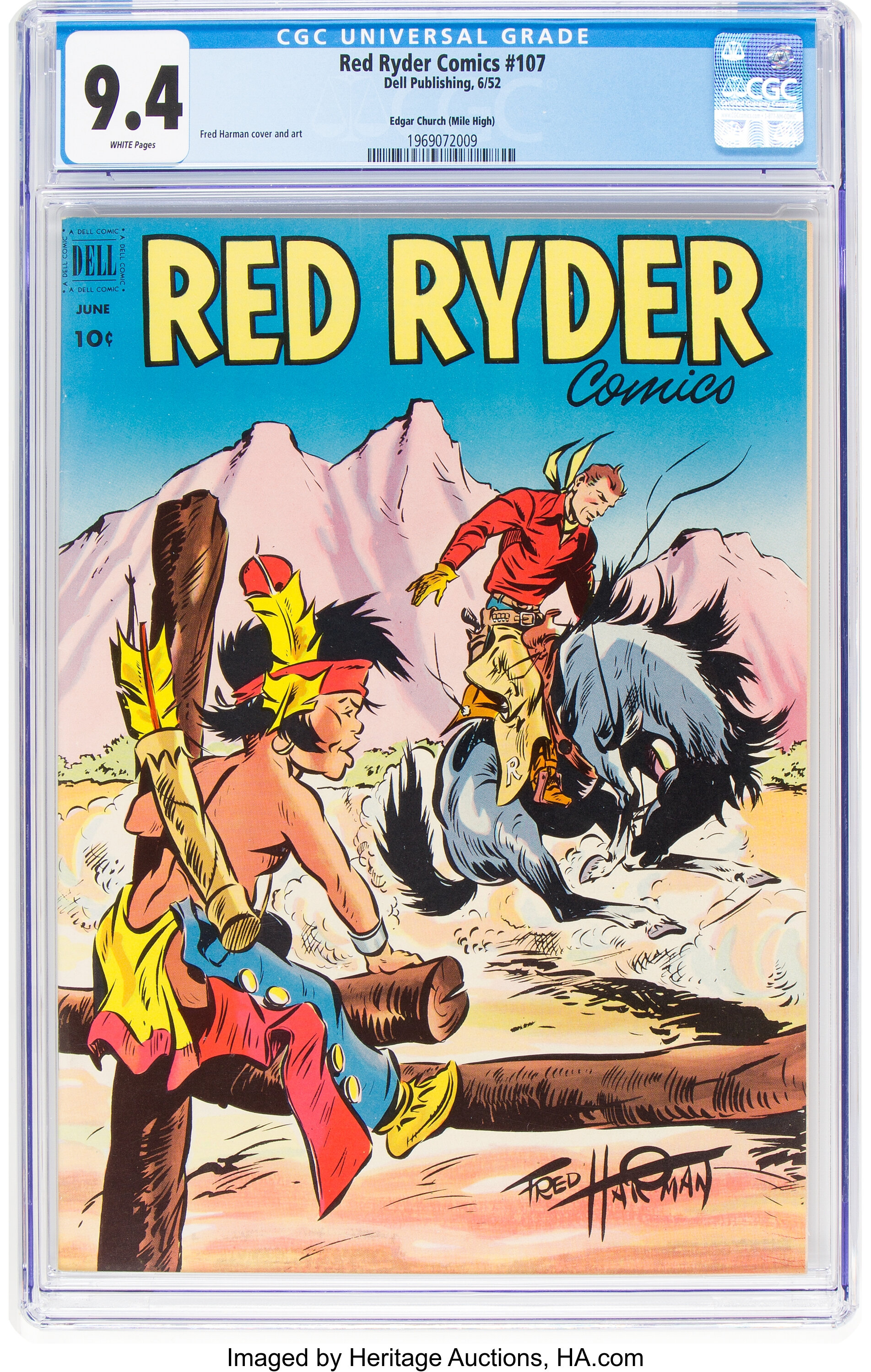 How Much Is Red Ryder Comics #107 Worth? Browse Comic Prices | Heritage ...