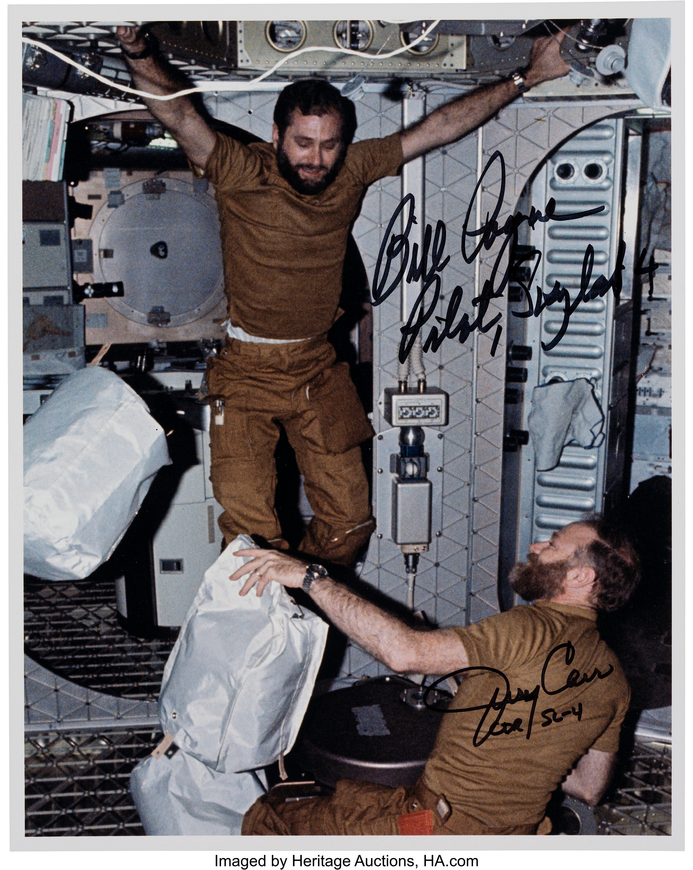 Skylab III (SL-4) Onboard Color Photo Signed by Bill Pogue and | Lot ...