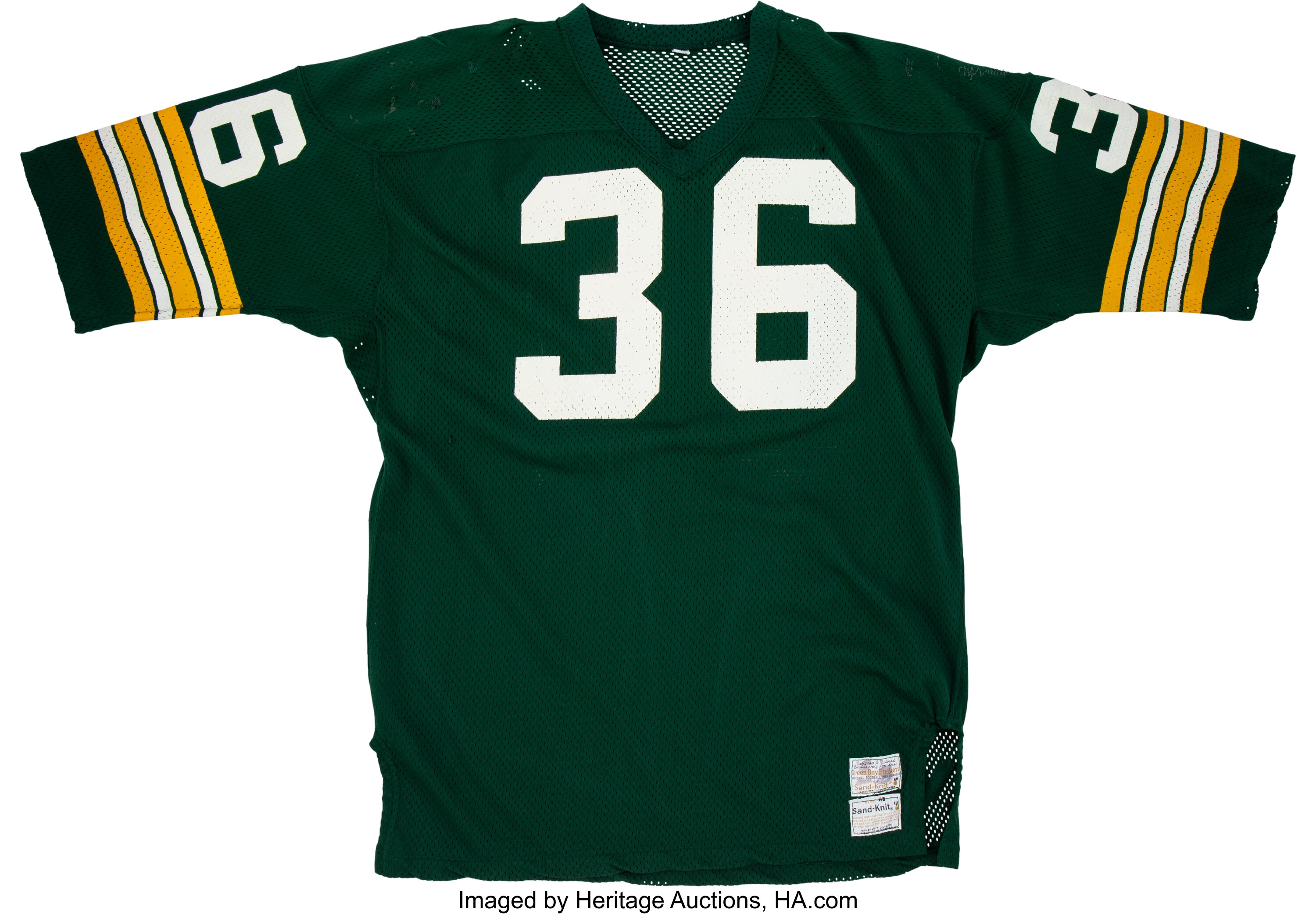 Circa 1972-74 MacArthur Lane Game Worn Green Bay Packers Jersey. | Lot ...