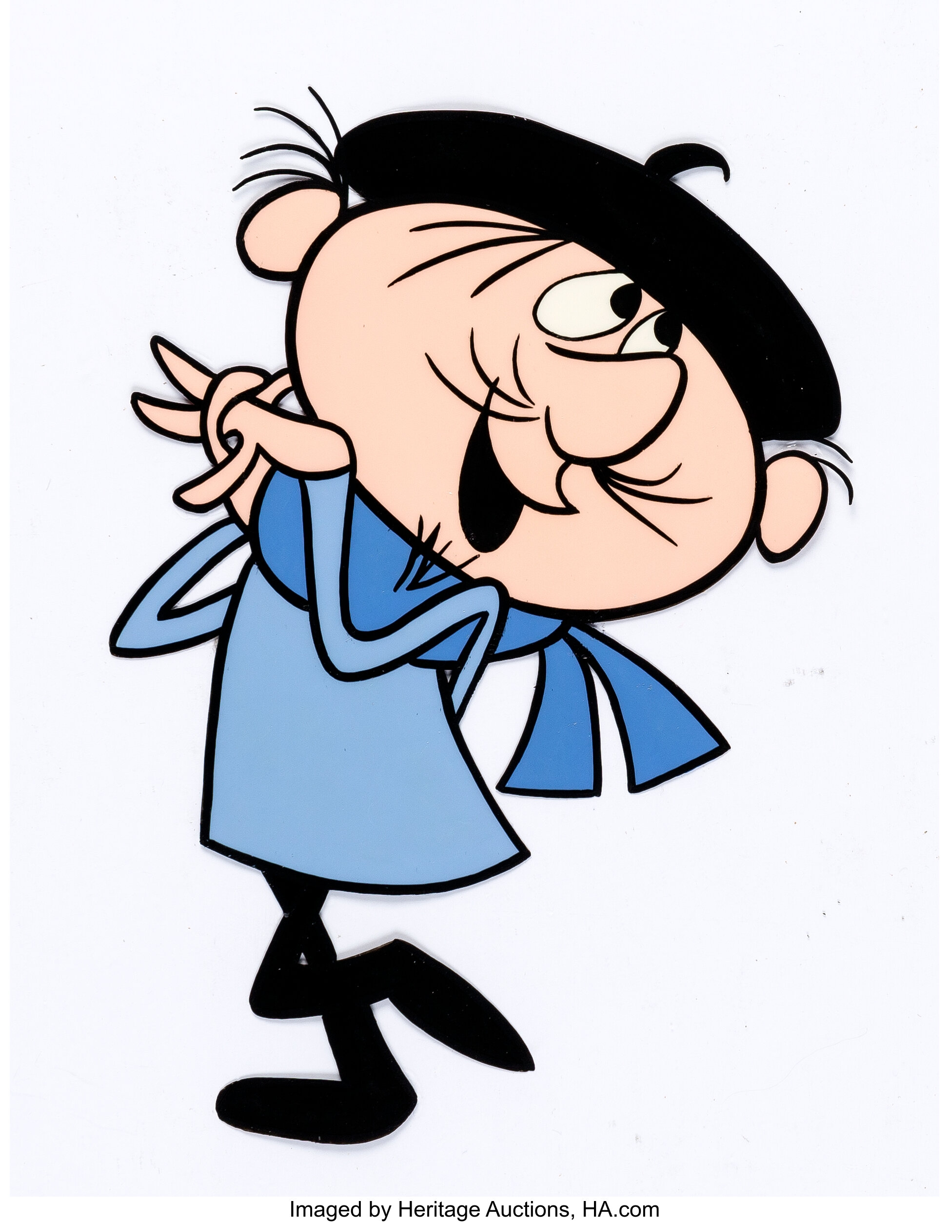 Gaston Le Crayon Color Model Cel and Model Sheet (Terrytoons, c. | Lot ...