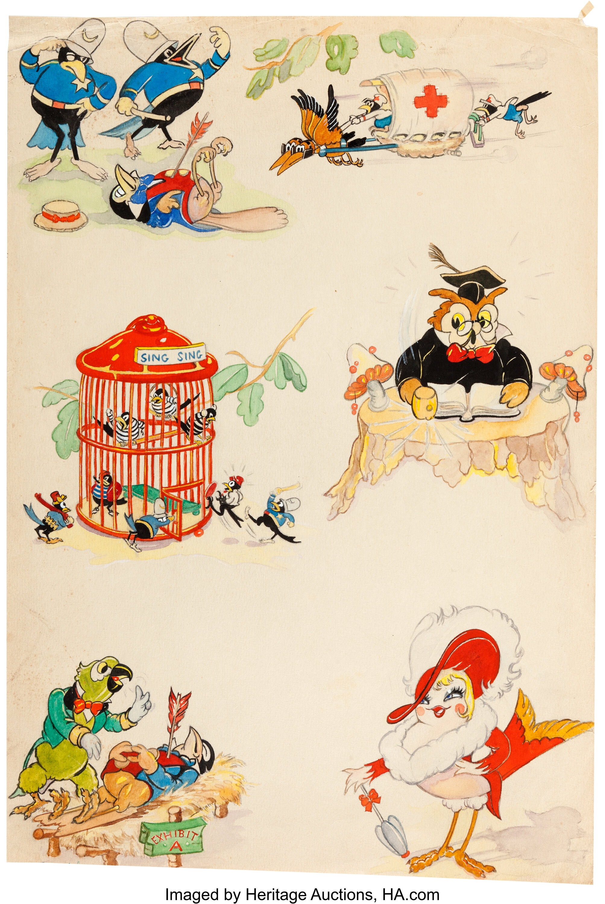 who-killed-cock-robin-good-housekeeping-illustration-walt-disney