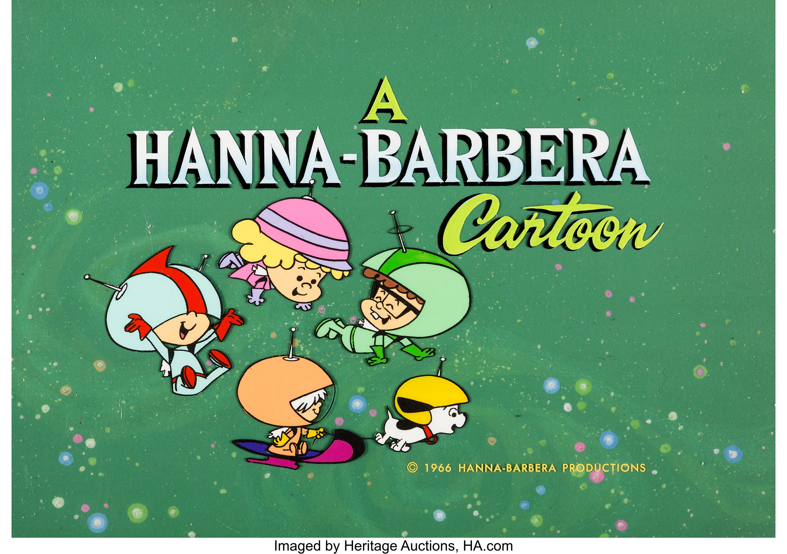 Space Kidettes Title Cel Setup (Hanna-Barbera, 1966). ... Animation ...