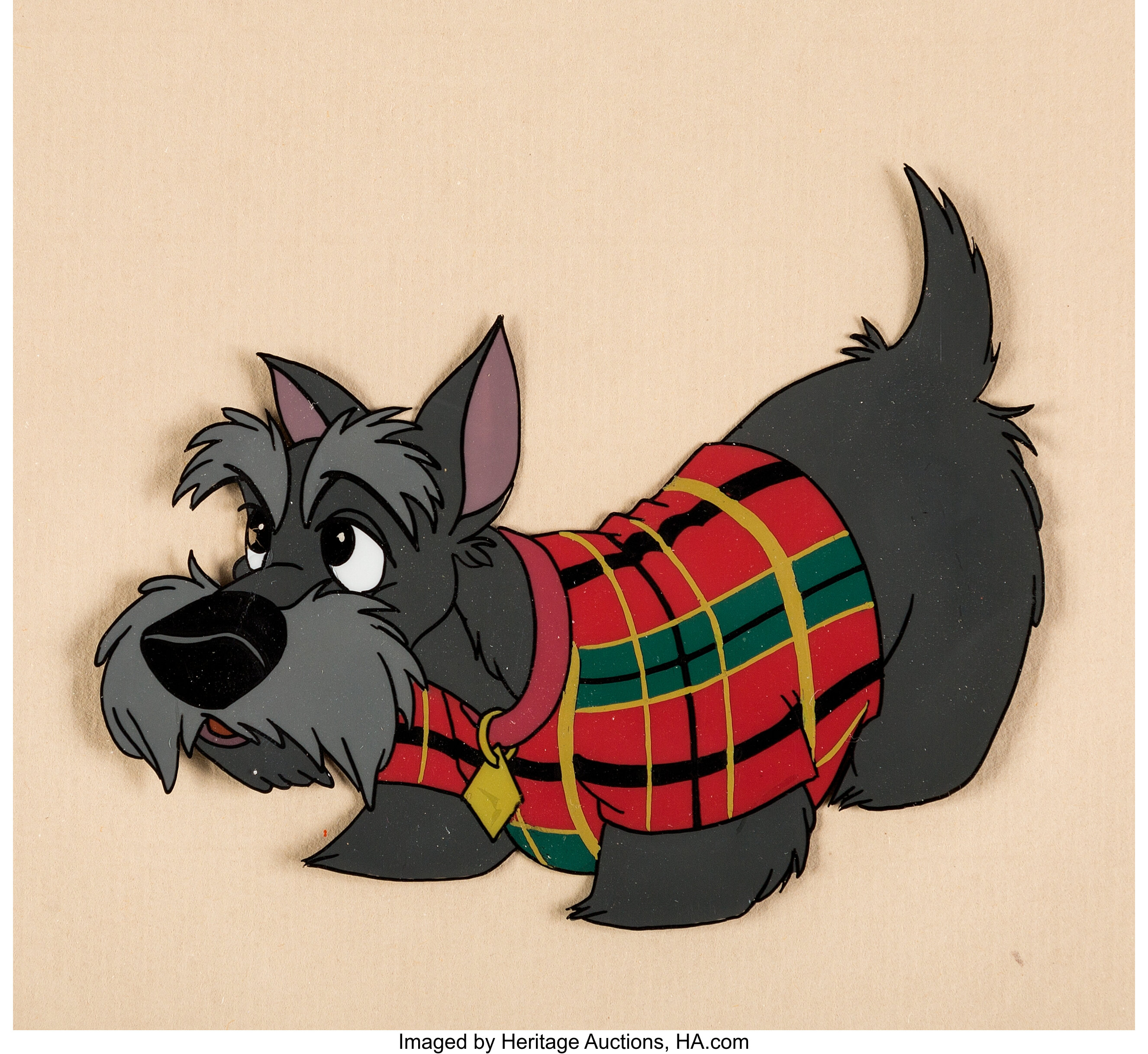 Lady and the Tramp Jock Production Cel (Walt Disney, 1955).... | Lot ...