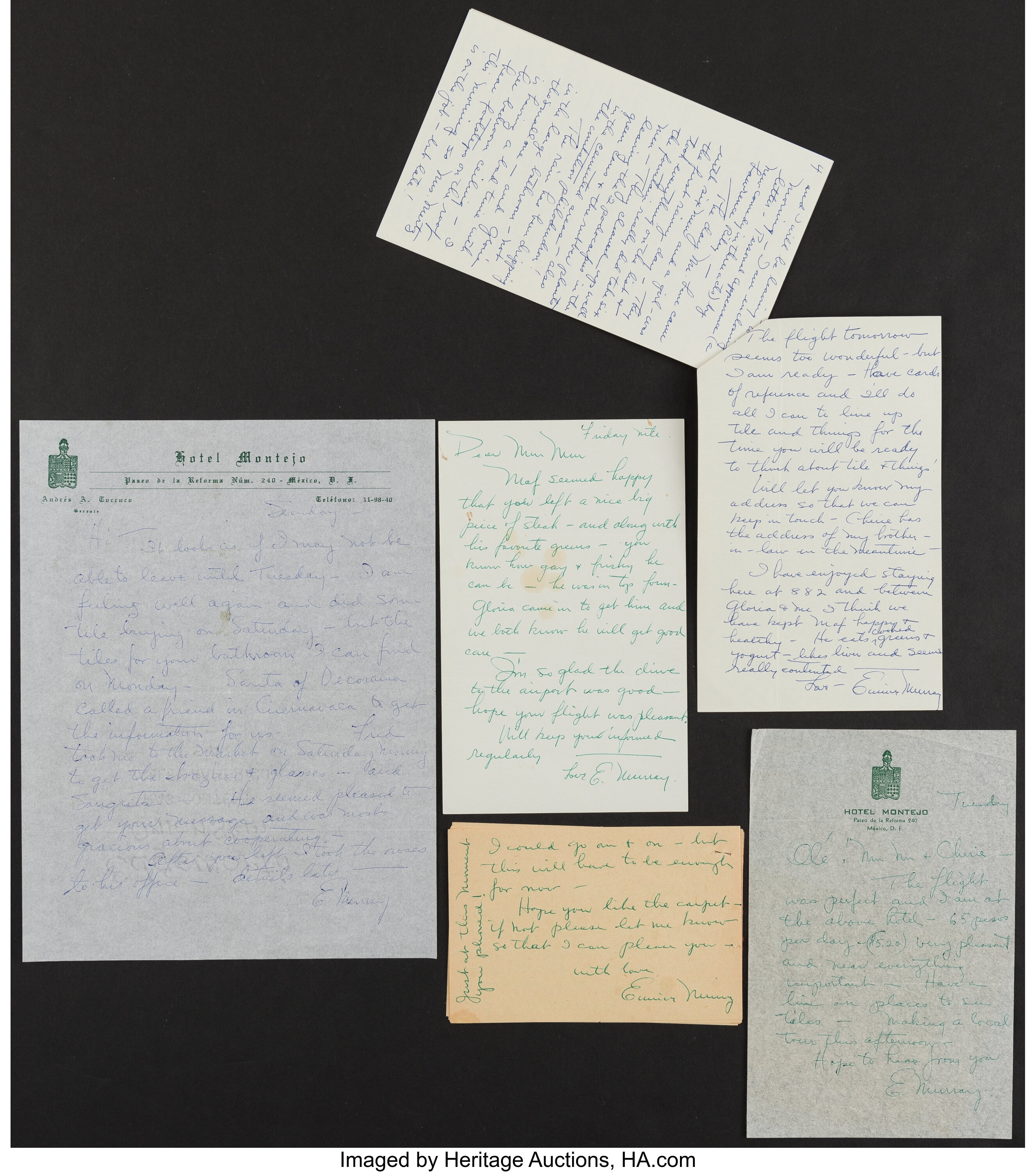 Eunice Murray Letter to Marilyn Monroe Lot of 5.... Autographs | Lot ...