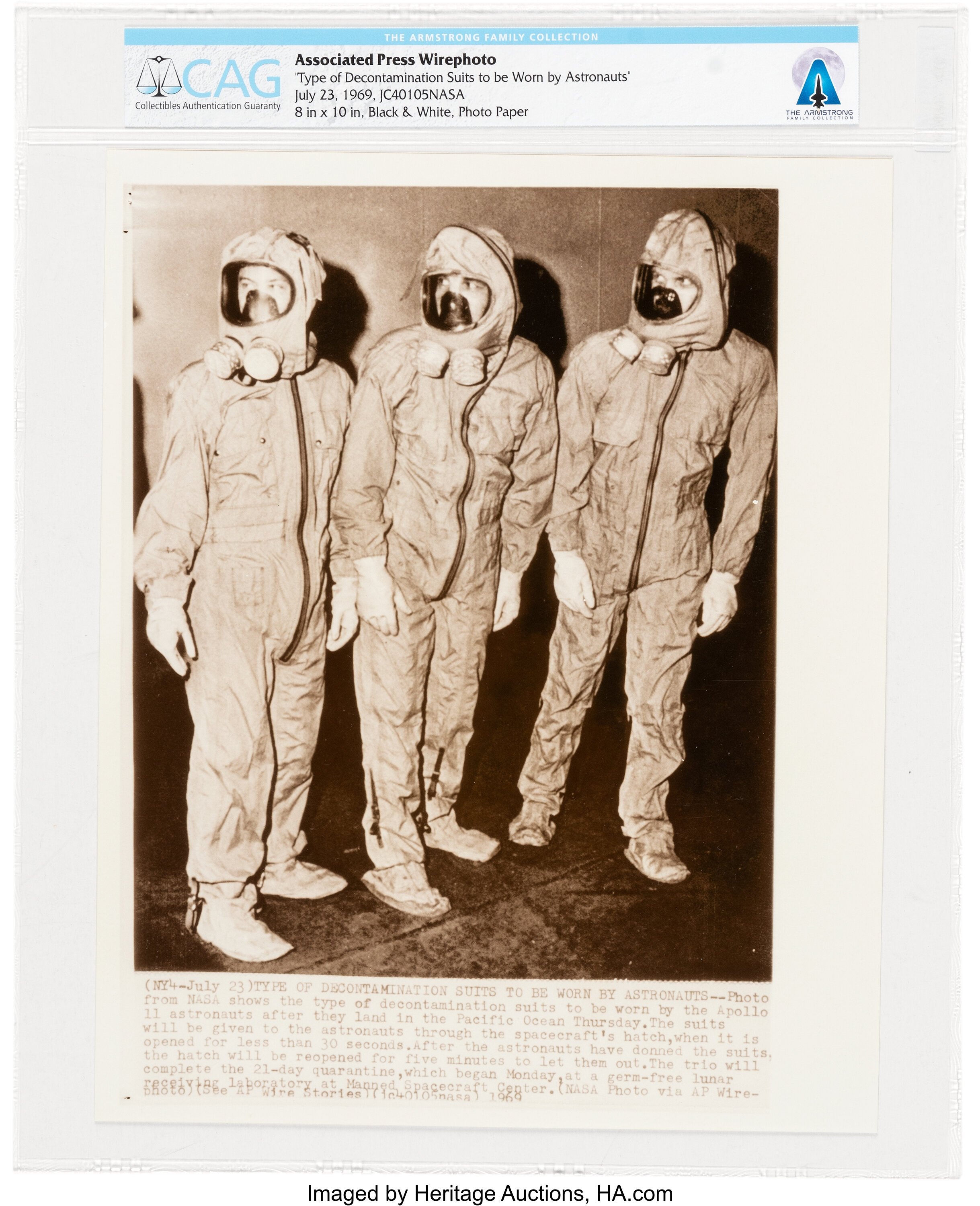 AP Original Wirephotos: "Type of Decontamination Suits to be Worn | Lot ...
