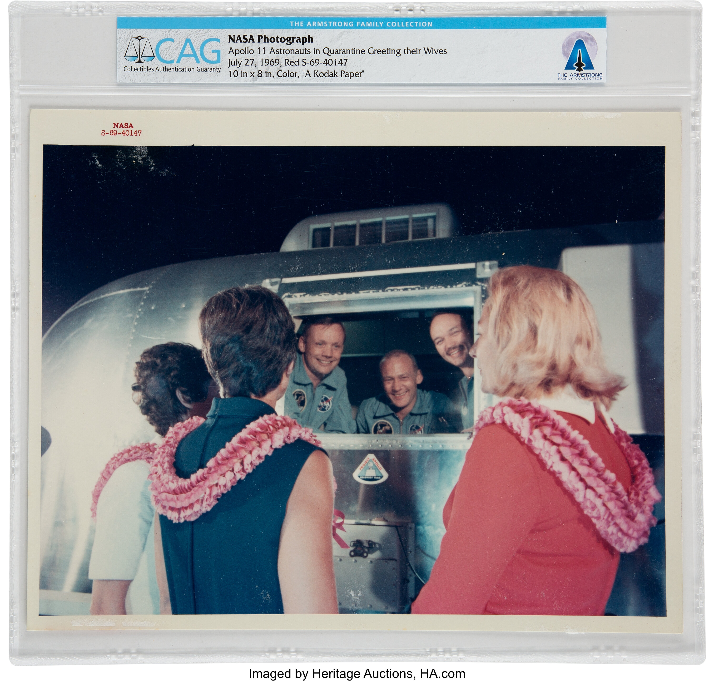 Apollo 11: Original NASA "Red Number" Color Photo of the Astronauts ...