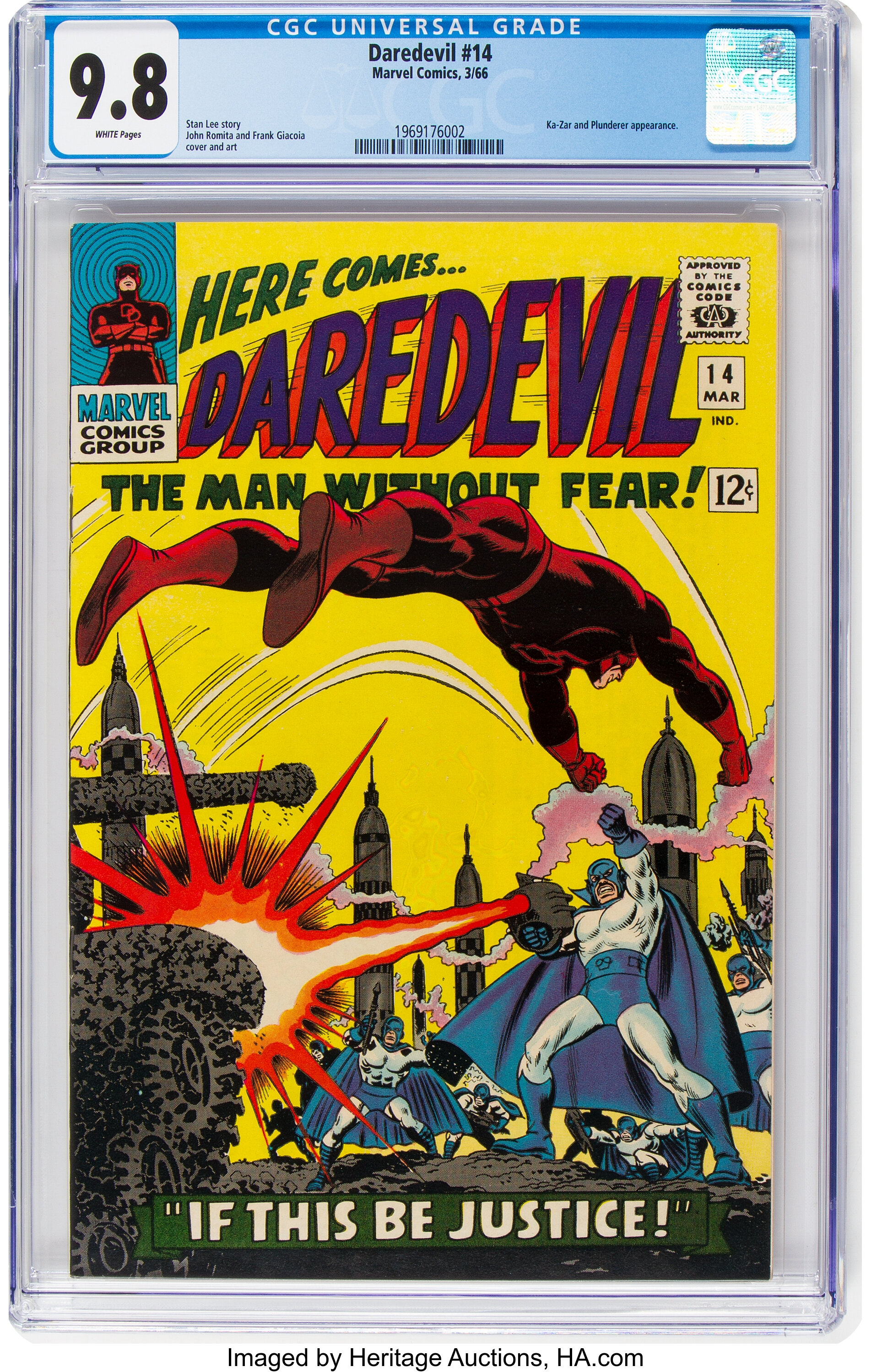 How Much Is Daredevil #14 Worth? Browse Comic Prices | Heritage Auctions