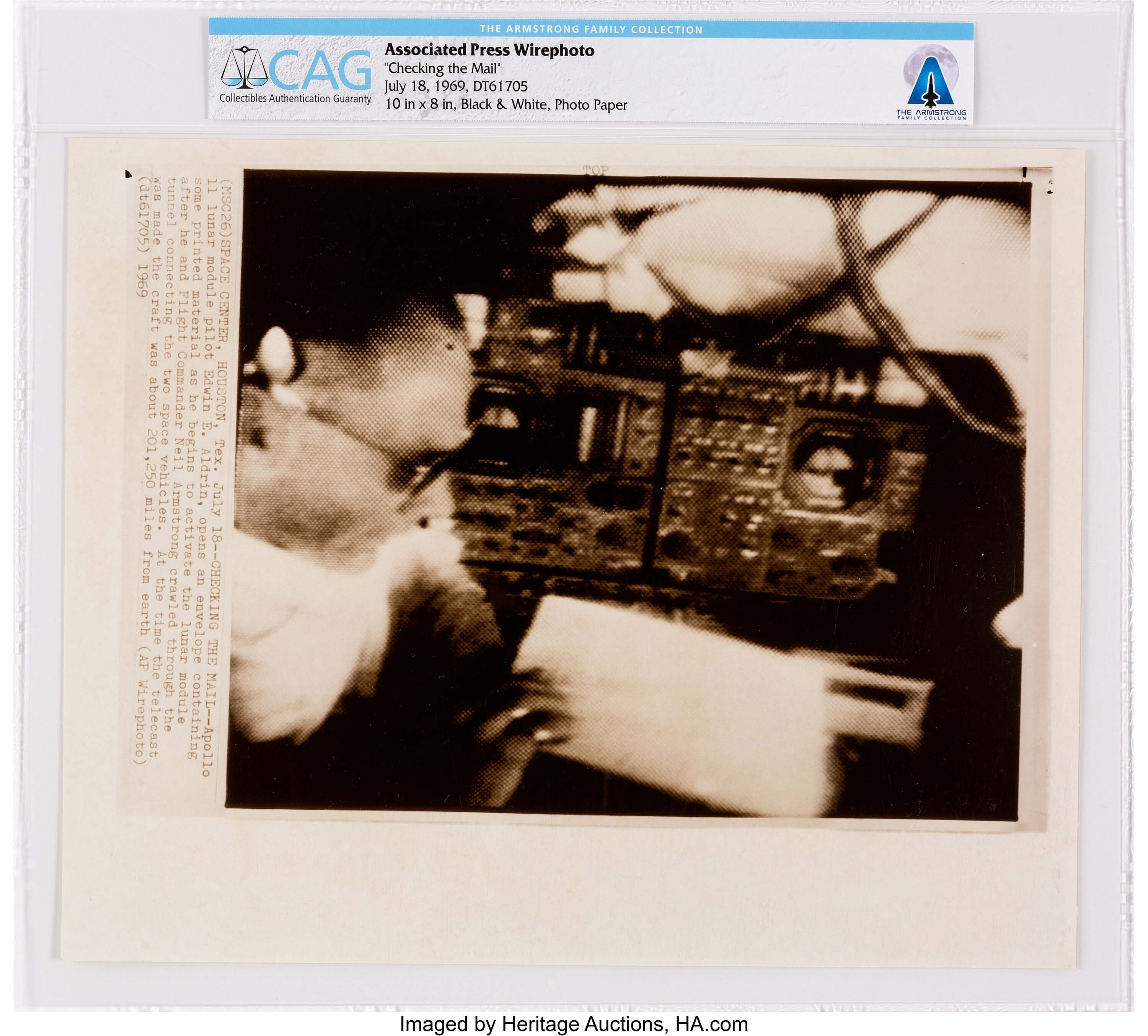 AP Original Wirephotos: "Checking the Mail" July 18, 1969, Directly ...