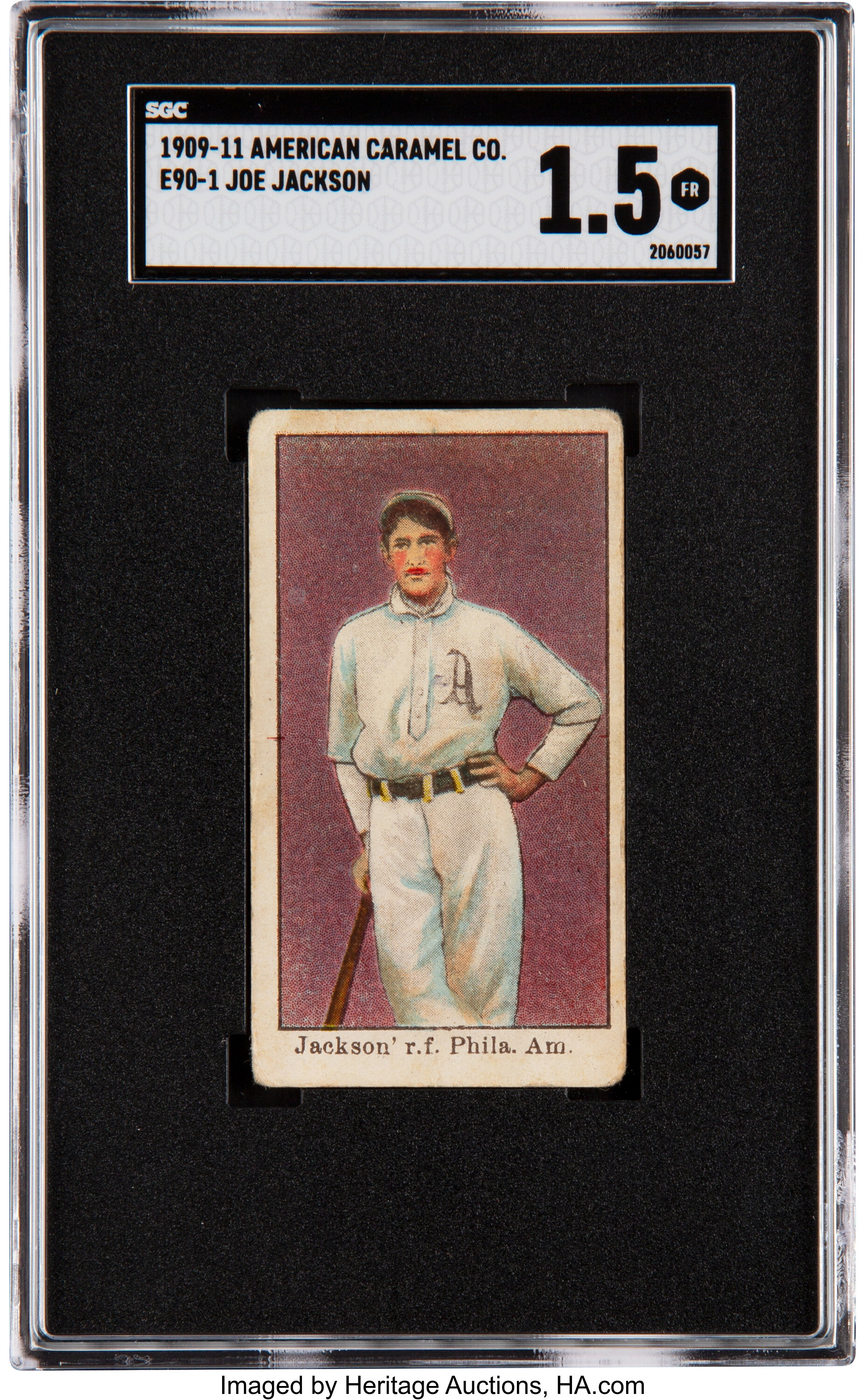 1909-11 E90-1 American Caramel Joe Jackson SGC Fair 1.5.... | Lot ...
