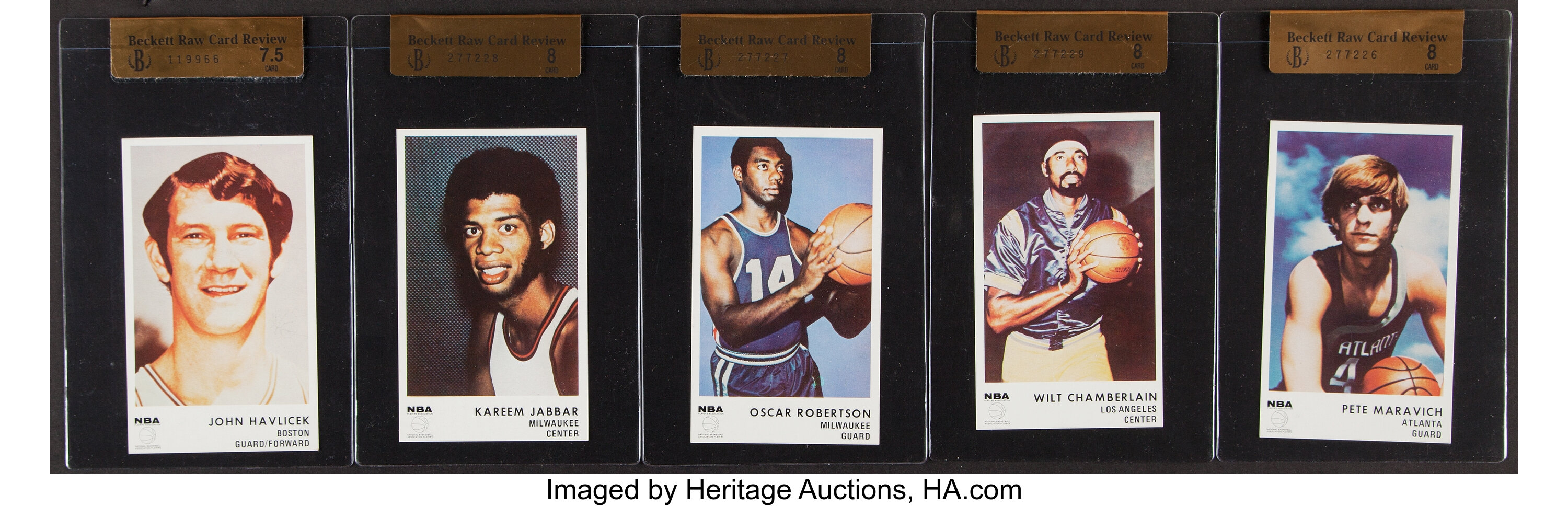 1972 Icee Bear Basketball Complete Set (20). ... Basketball Cards | Lot ...