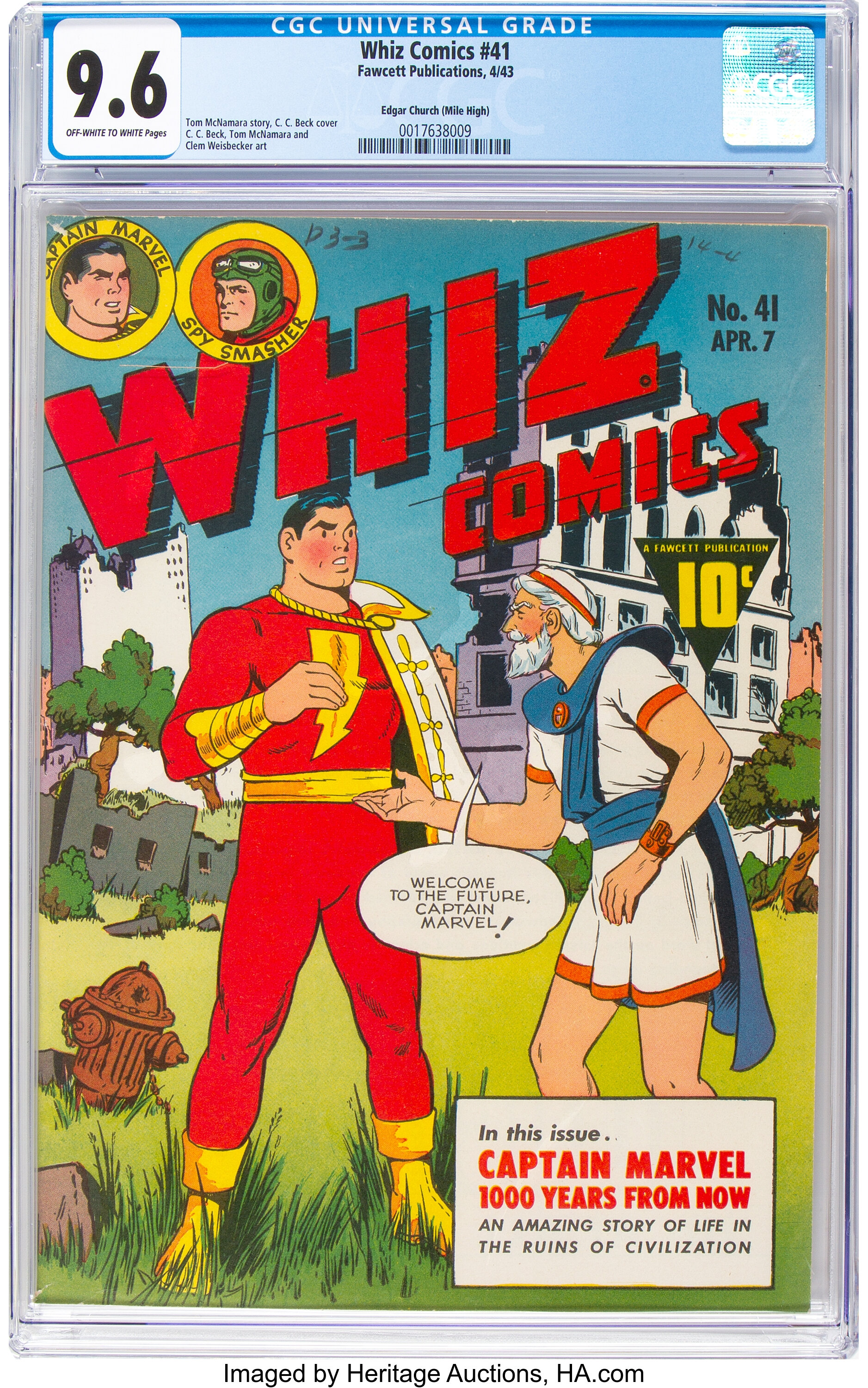 How Much Is Whiz Comics #41 Worth? Browse Comic Prices | Heritage Auctions