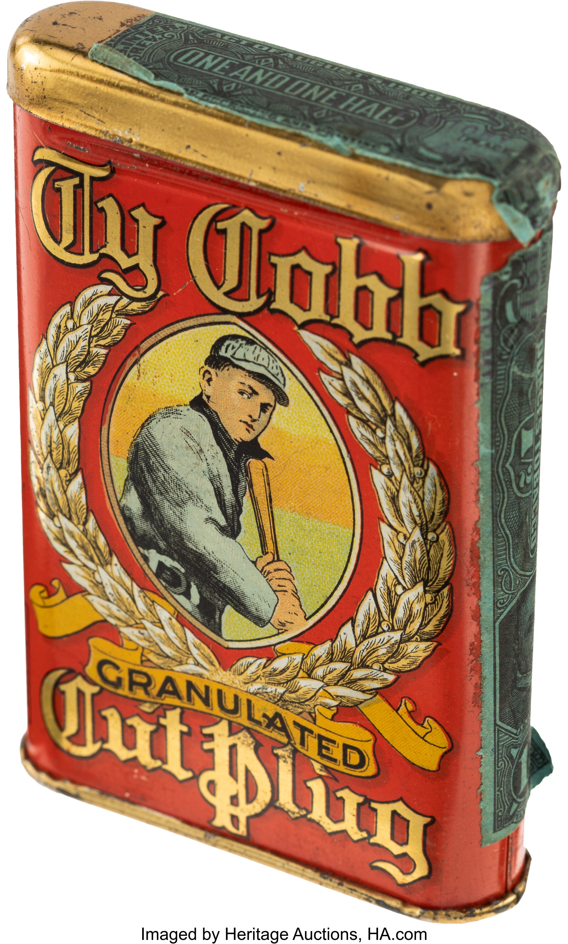 Extremely Rare Ty Cobb Tobacco Tin - The Finest Example on the | Lot ...