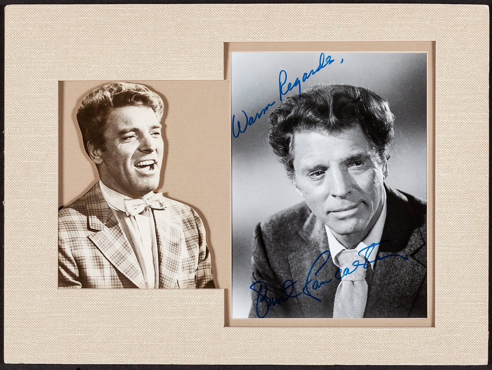 Burt Lancaster Lot (c.1960s). Very Fine-. Autographed Photo and Cut ...