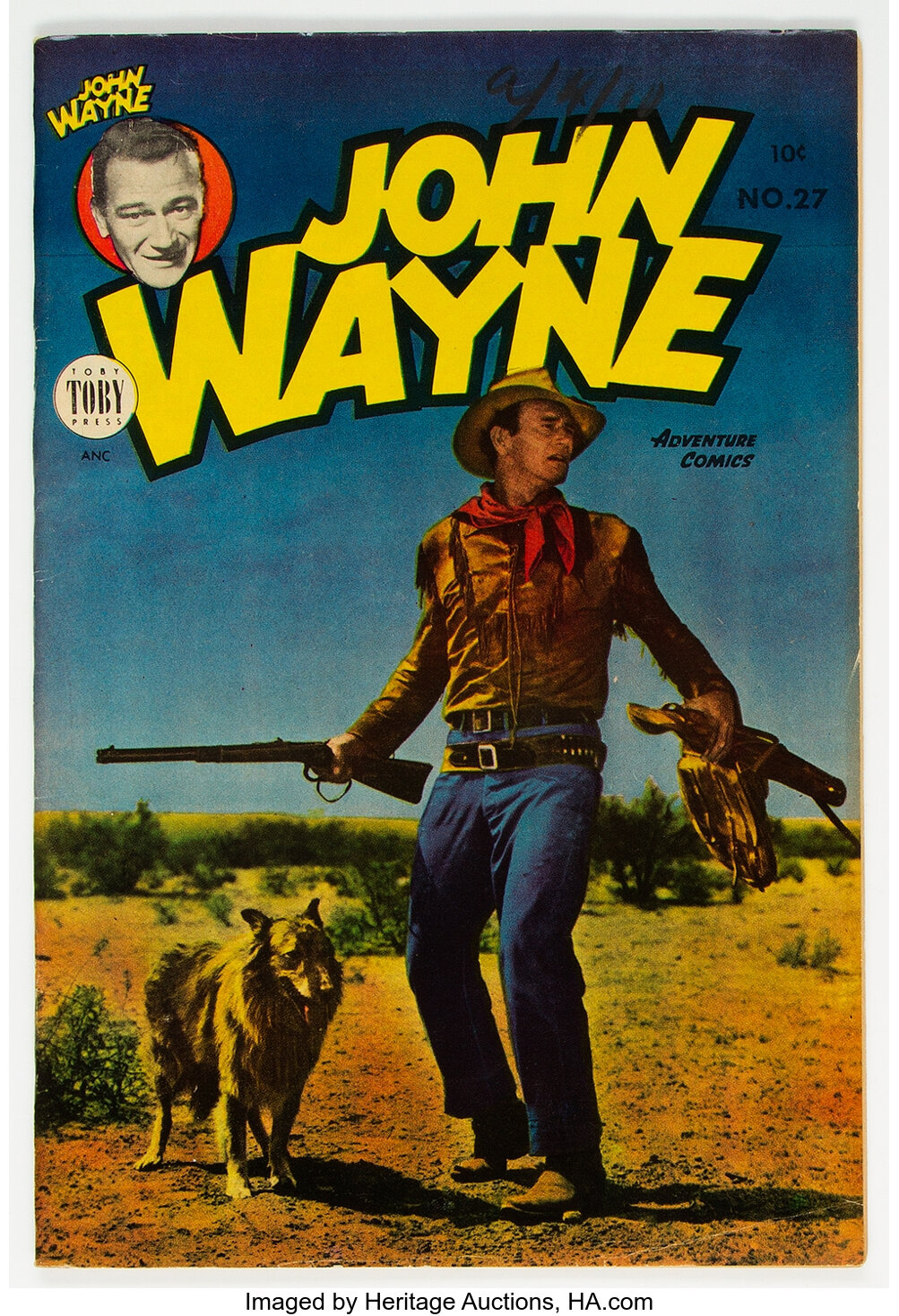 How Much Is John Wayne Adventure Comics #27 Worth? Browse Comic Prices ...