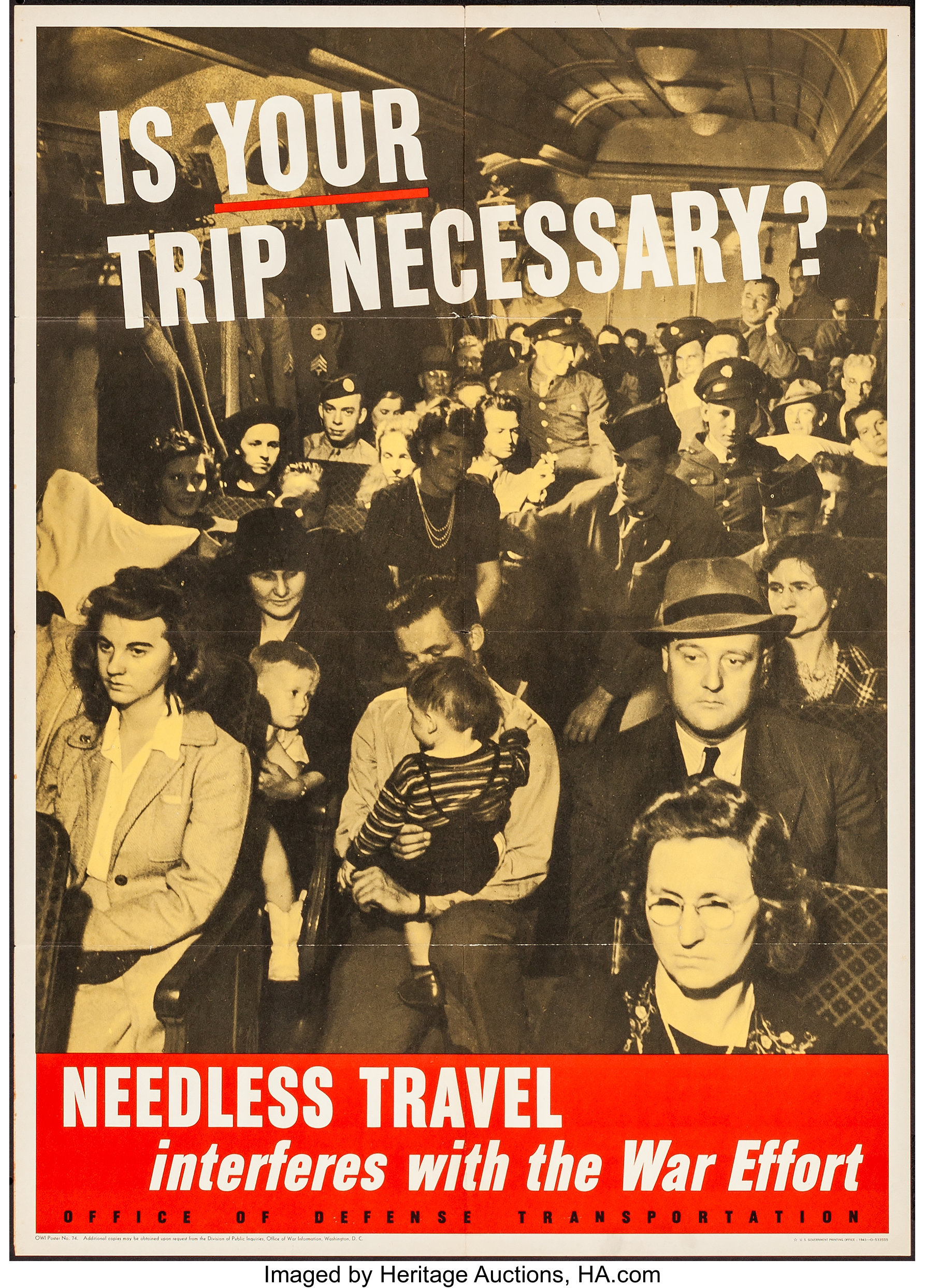 World War II Propaganda (U.S. Government Printing Office, 1943). | Lot ...