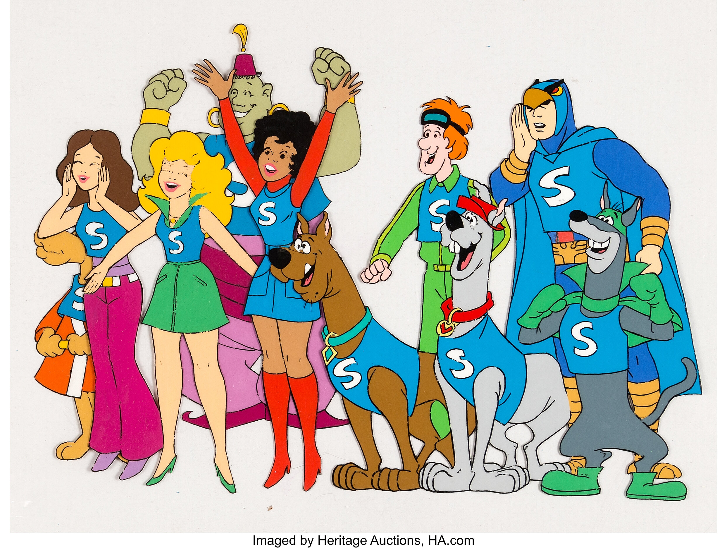 Laff-A-Lympics Scooby-Doo and Friends Pan Production Cel | Lot #13234 ...