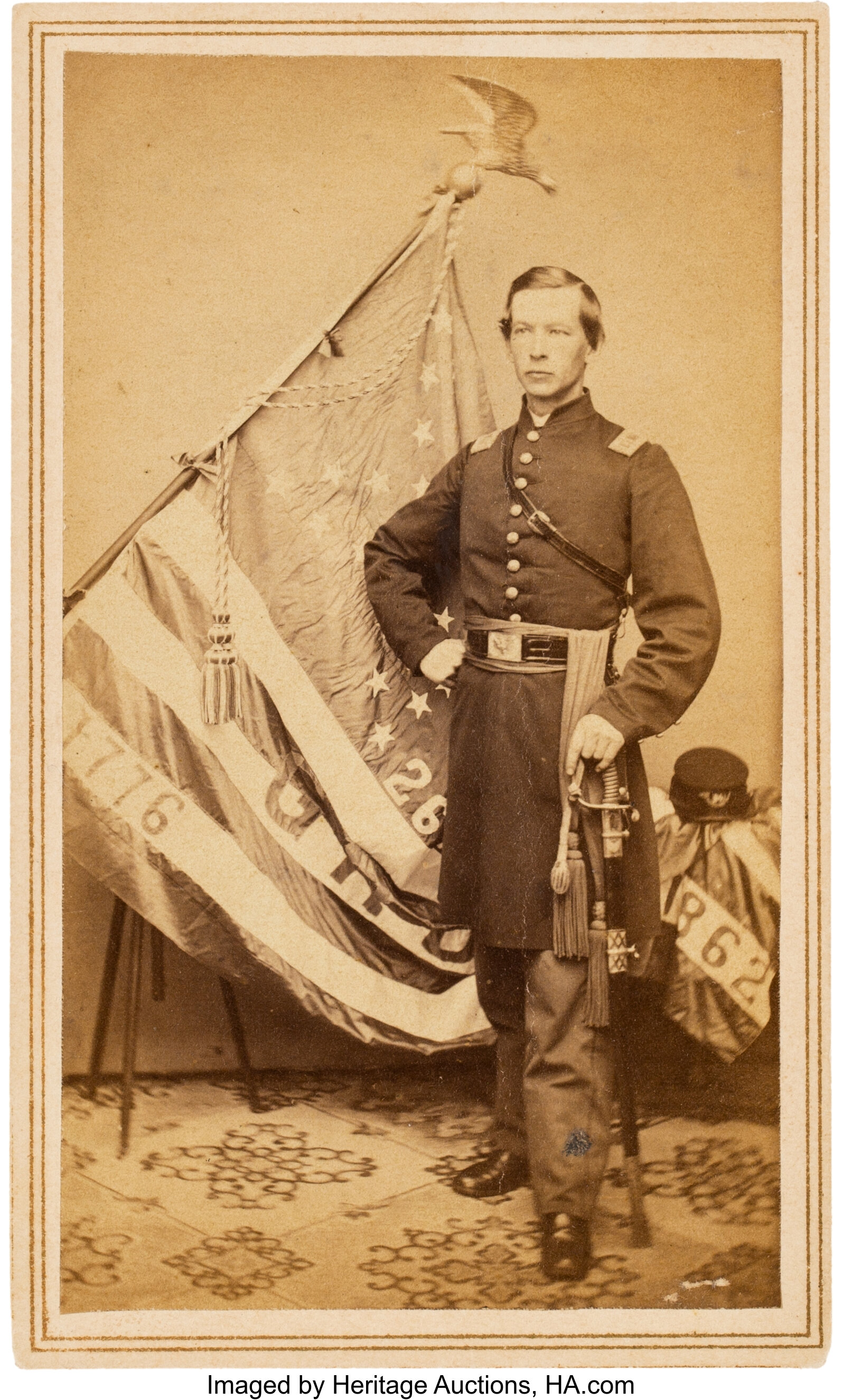 26th Regiment Infantry Soldier Carte de Visite.... Photography CDVs ...
