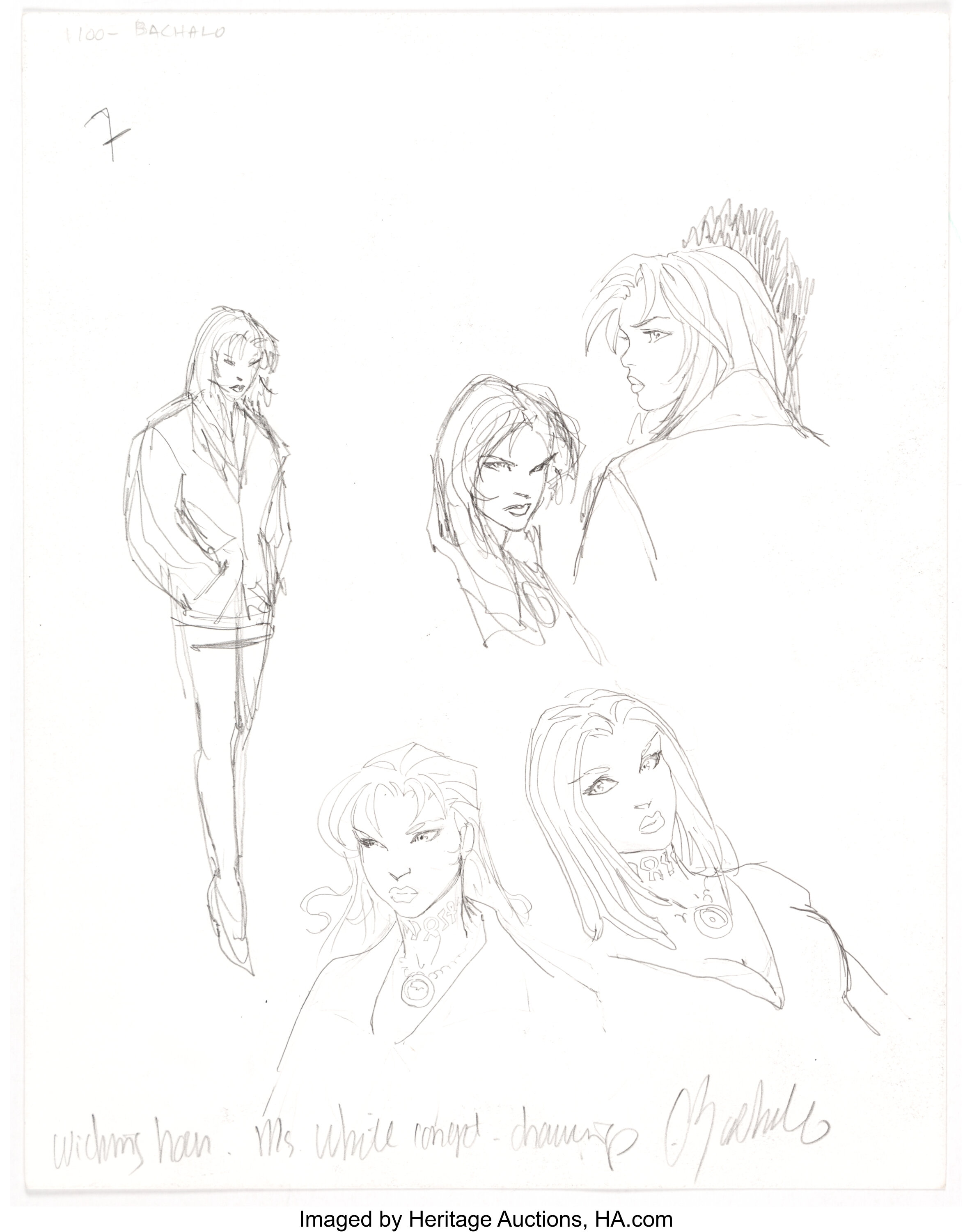Chris Bachalo Witching Hour Character Design, and Marvel Super Hero ...