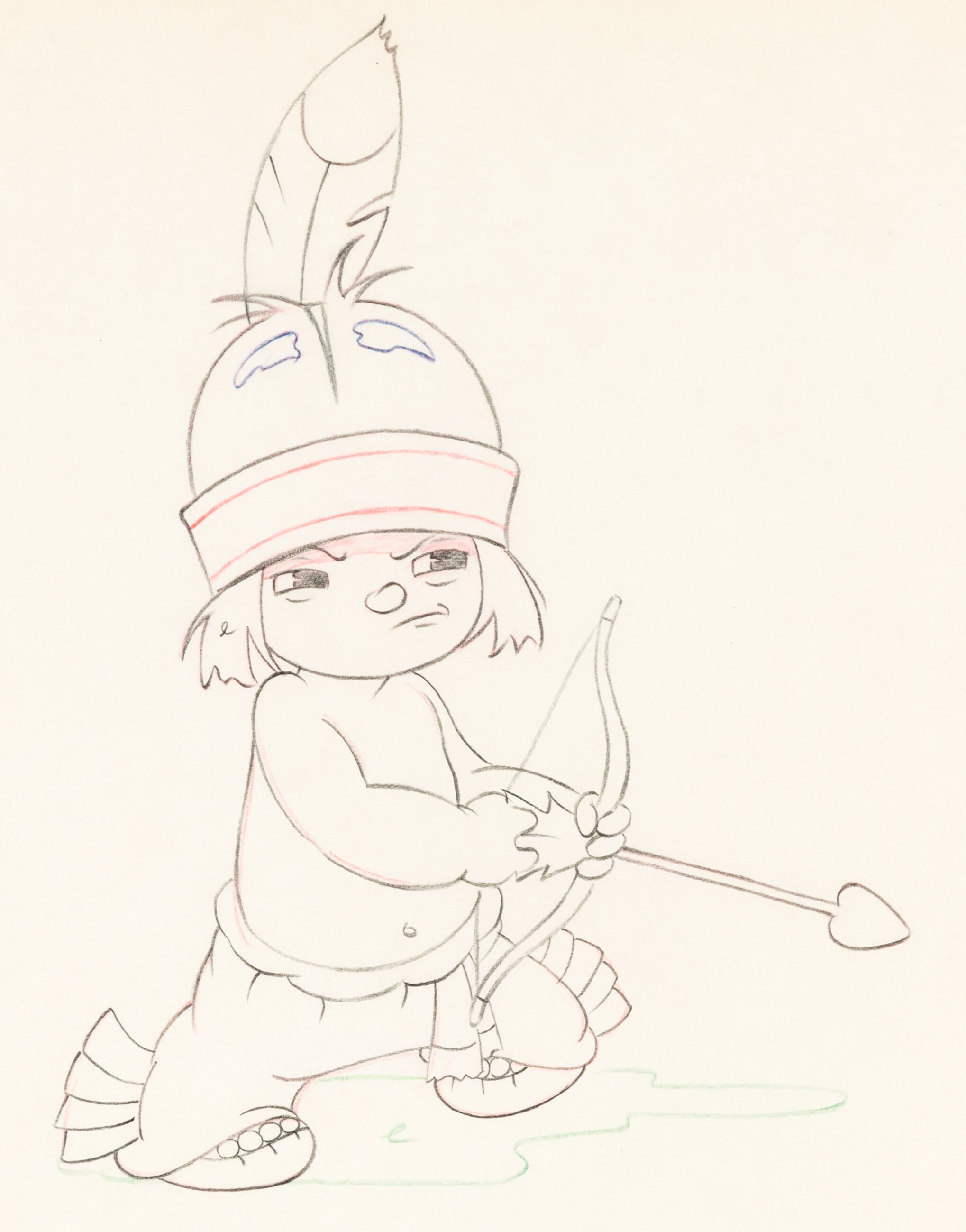 Little Hiawatha Hiawatha Animation Drawing (Walt Disney, 1937 ...