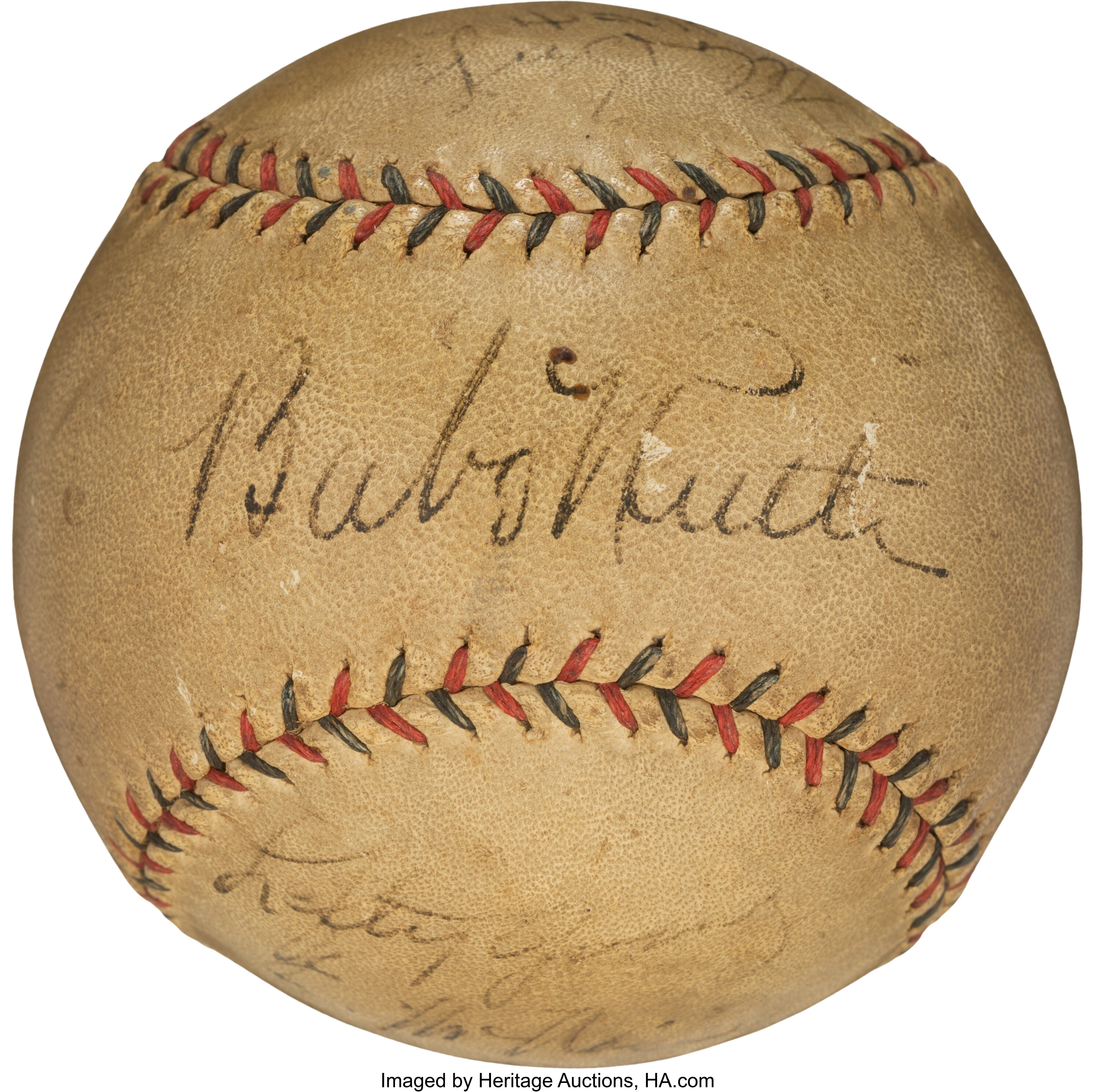 1934 Tour of Japan Team Signed Baseball.... Autographs Baseballs | Lot ...