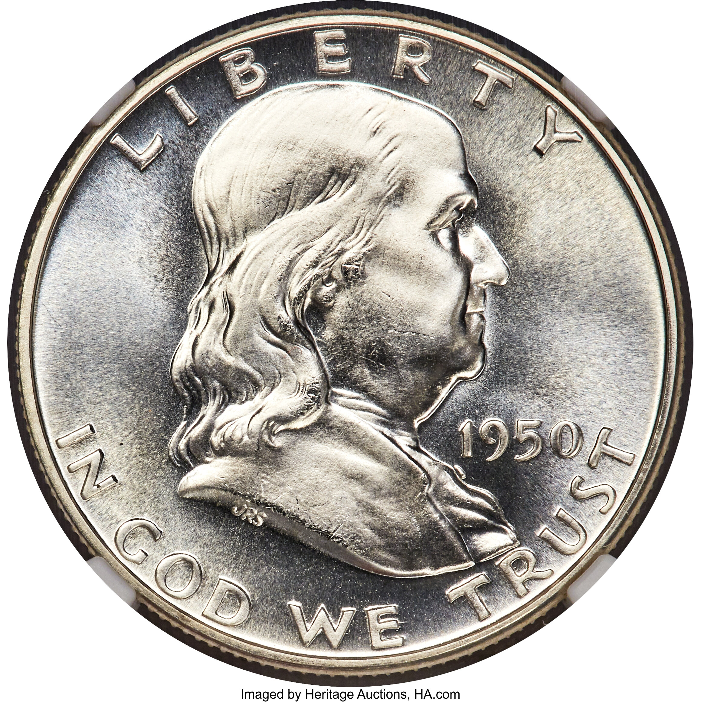 1950 50C PR68 NGC.... Proof Franklin Half Dollars | Lot #3119 ...